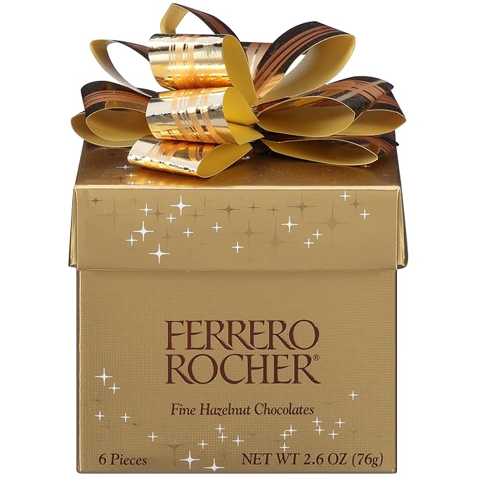 Amazon.com : Ferrero Rocher Gift Box, Rocher Cube, 2.6 Ounces : Grocery ...