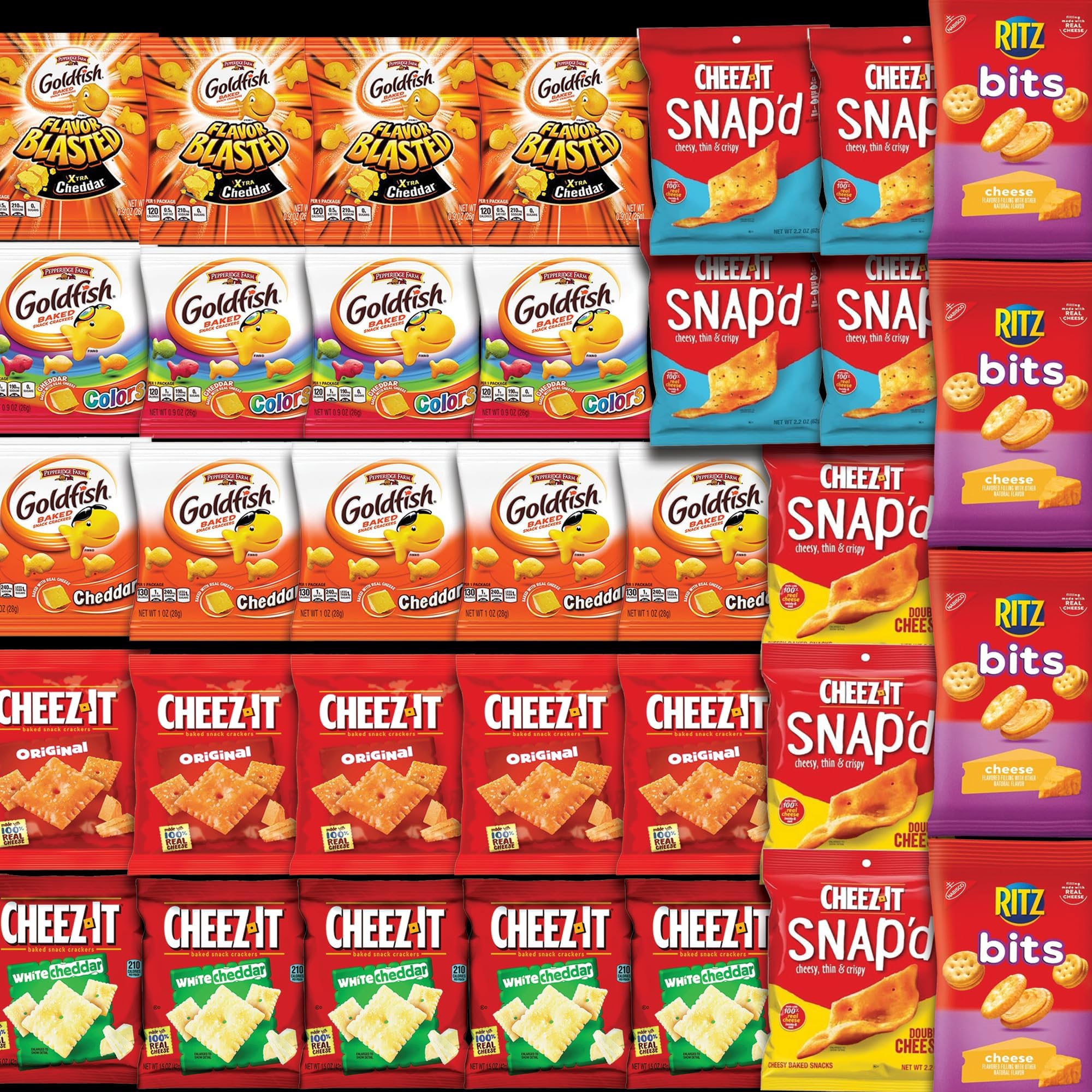 Amazon.com: Bulk Crackers Variety Pack with Individually Wrapped ...