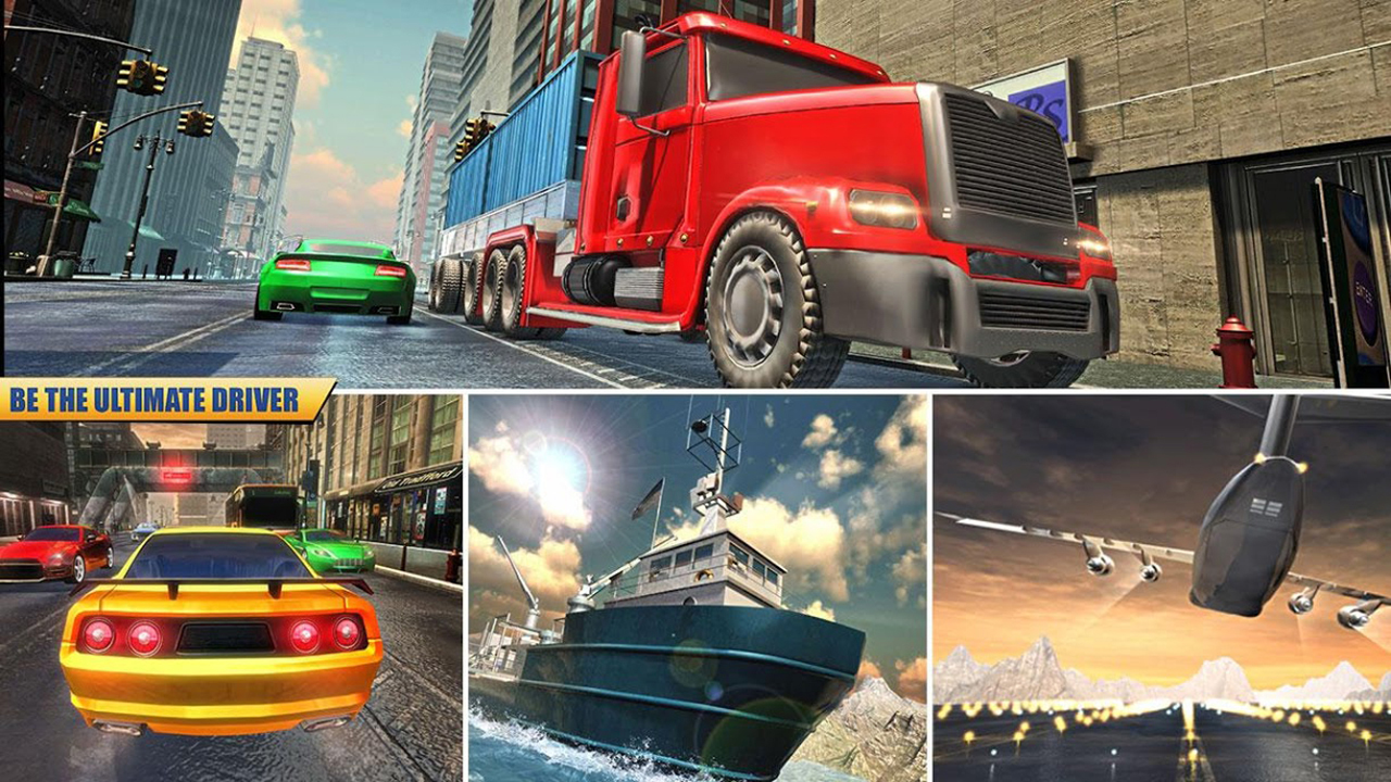 Transport Tycoon Cargo Ship Simulator 3D: Real Euro Transporter Truck ...