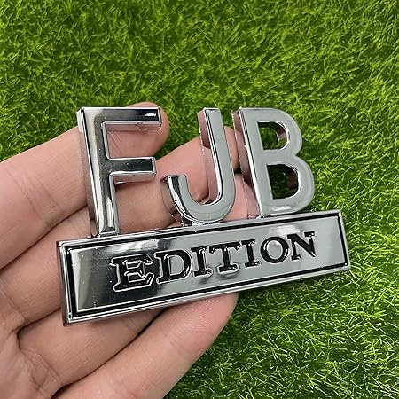 Amazon.com: 2PCS FJB Decal, Car Sticker 3D Raised Letters Emblem ...