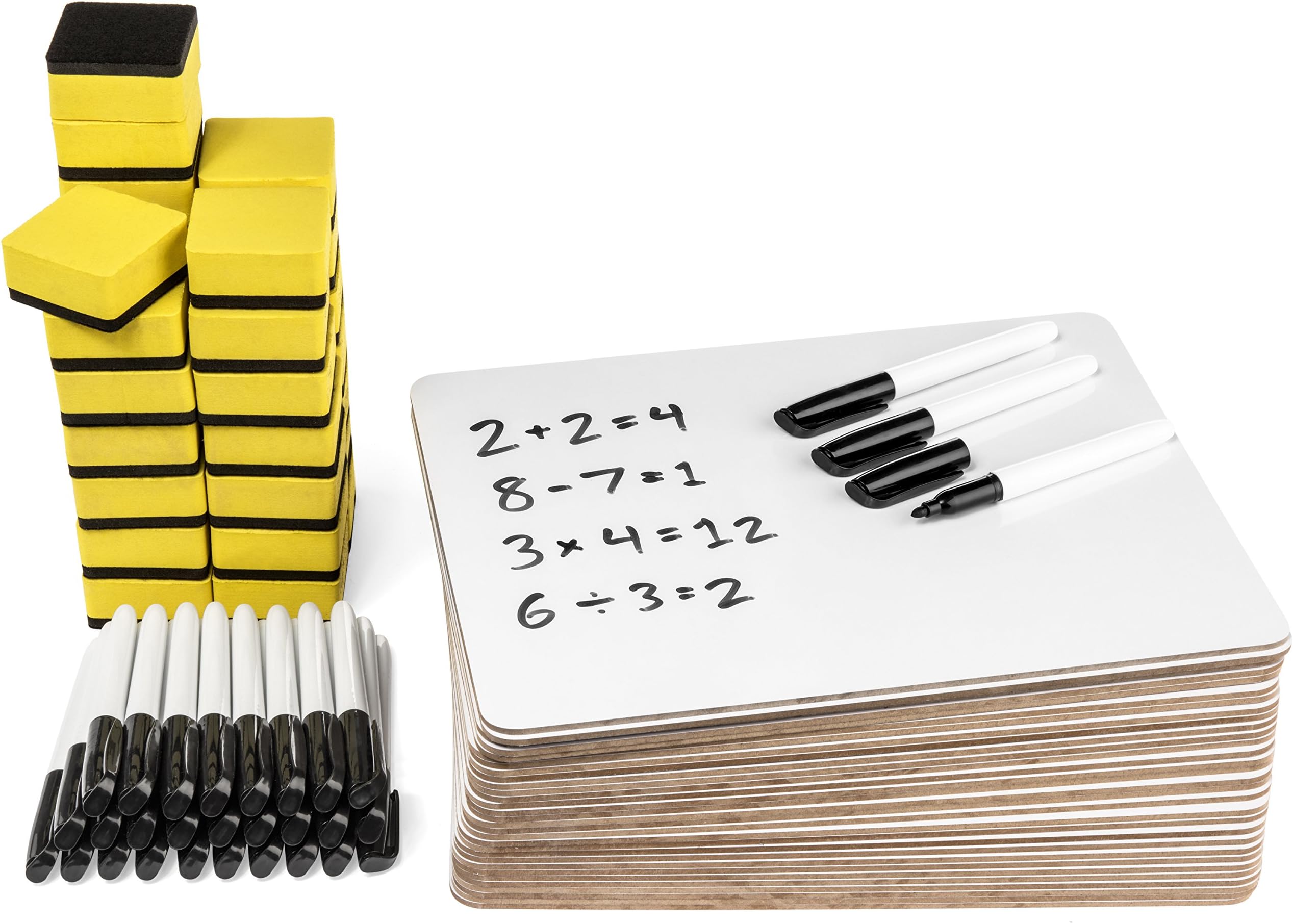 Amazon.com : Blue Summit Supplies 30 Pack Mini Dry Erase Boards ...