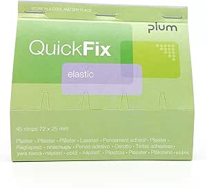 QuickFix Pflaster elastic/textil Nachfüllpack (45 Pflasterstreifen 72 x ...