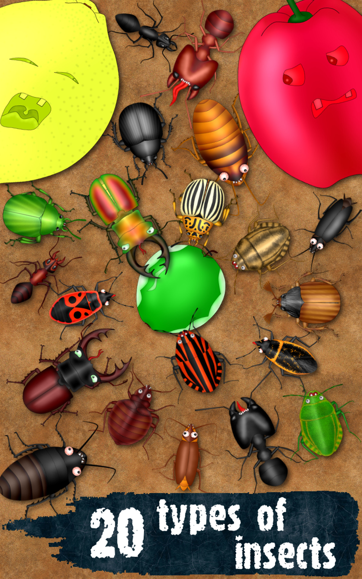 Hexapod ant smasher insects cockroach bugs beetles - App on Amazon Appstore