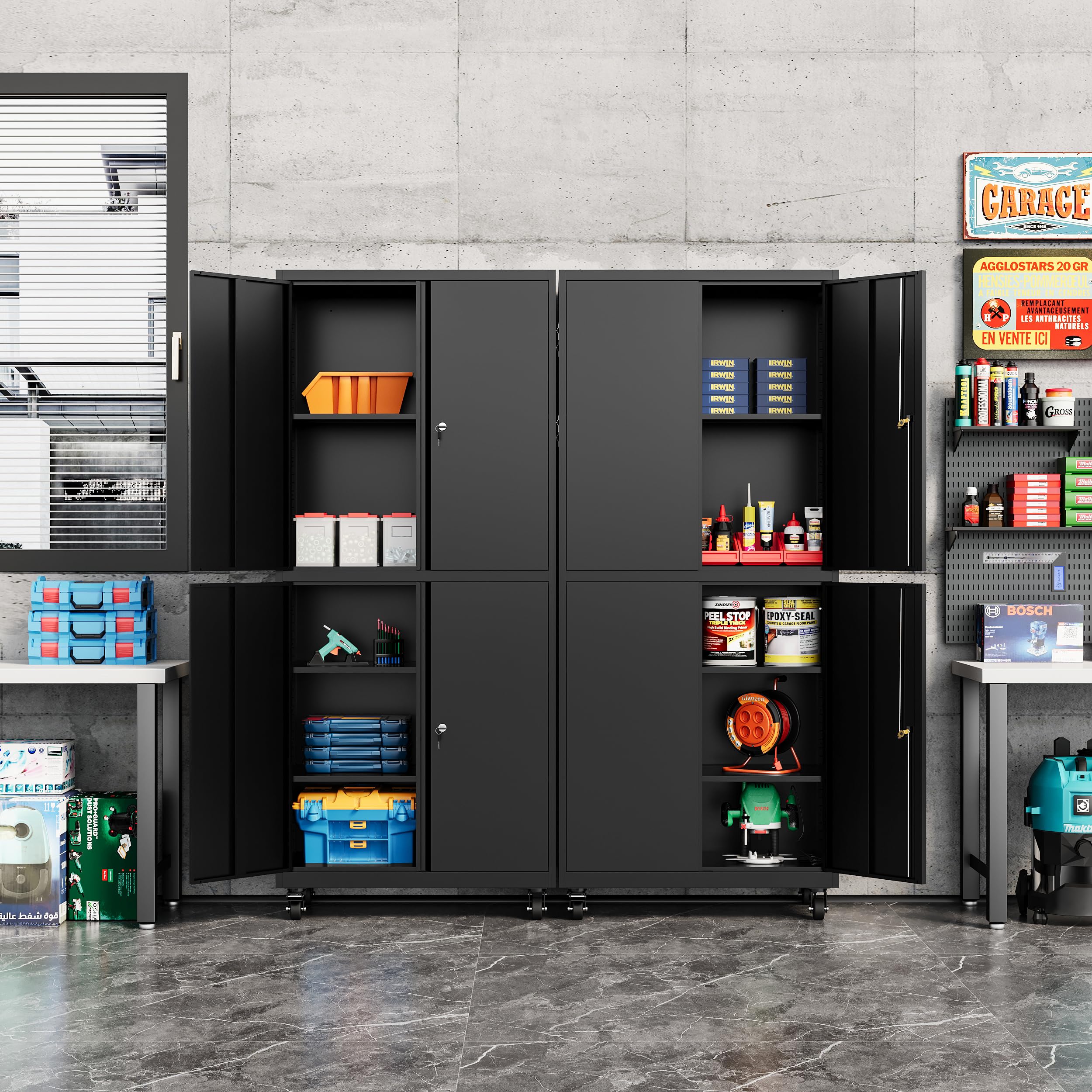 Menards Garage Storage Cabinets Performax® 2 Door Storage Locker