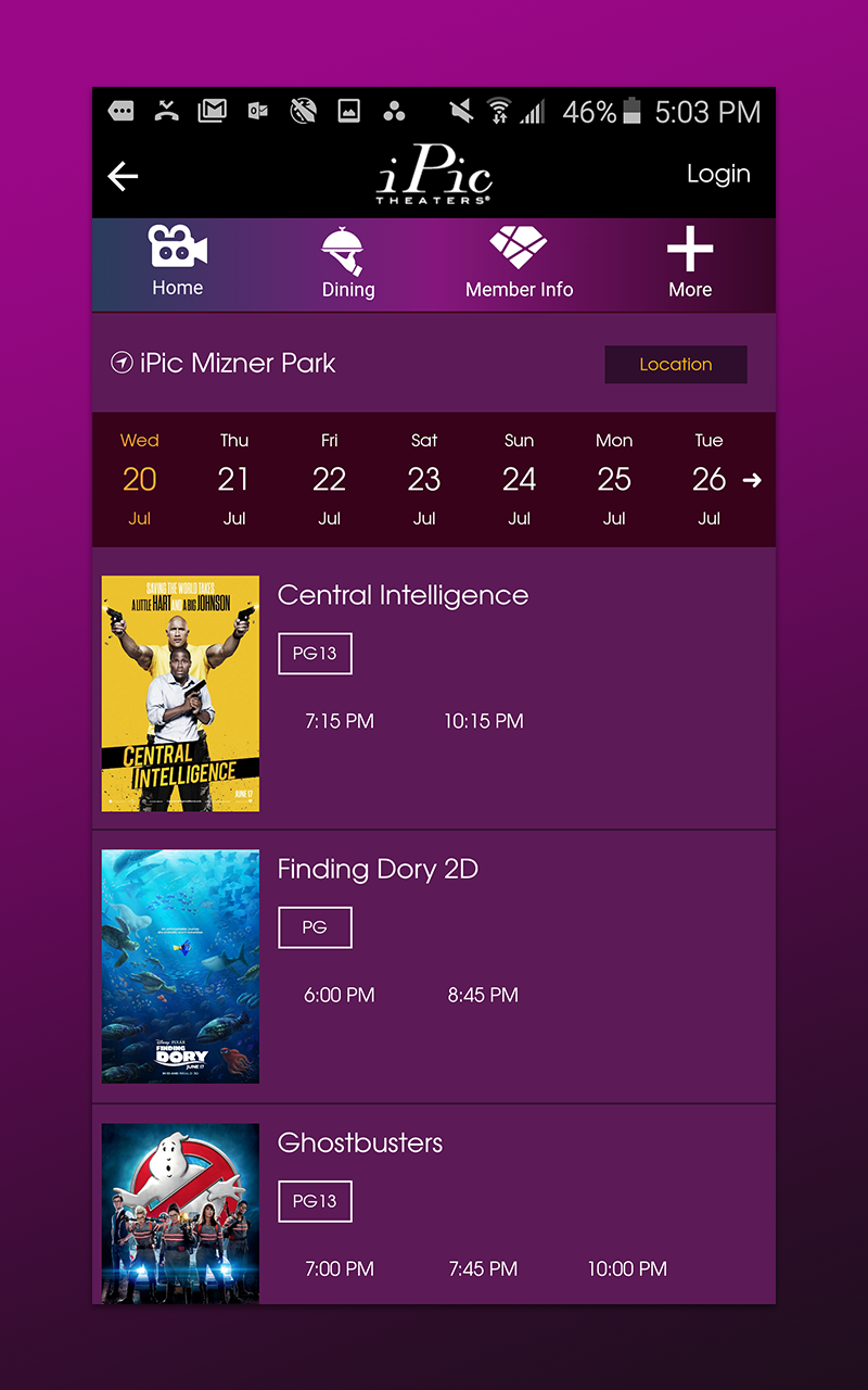 iPic Theaters - App on Amazon Appstore
