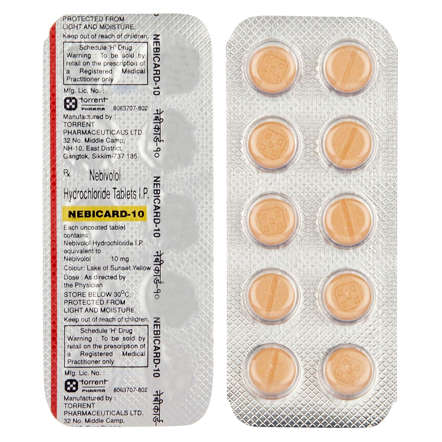 Nebicard - 10 - Strip of 10 Tablets : Amazon.in: Health & Personal Care