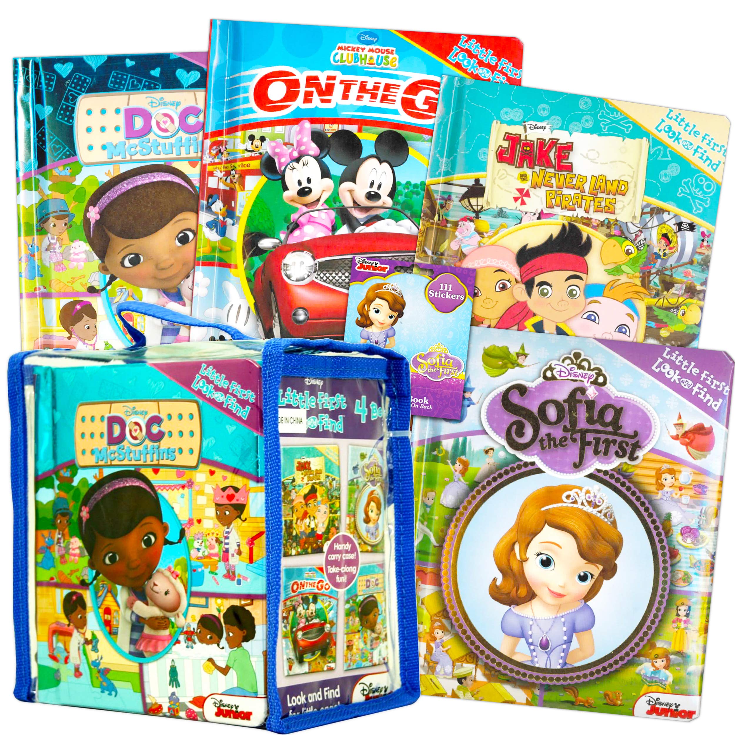 Buy Bendon Publishing Disney Junior Look and Find Board Books Set Kids ...