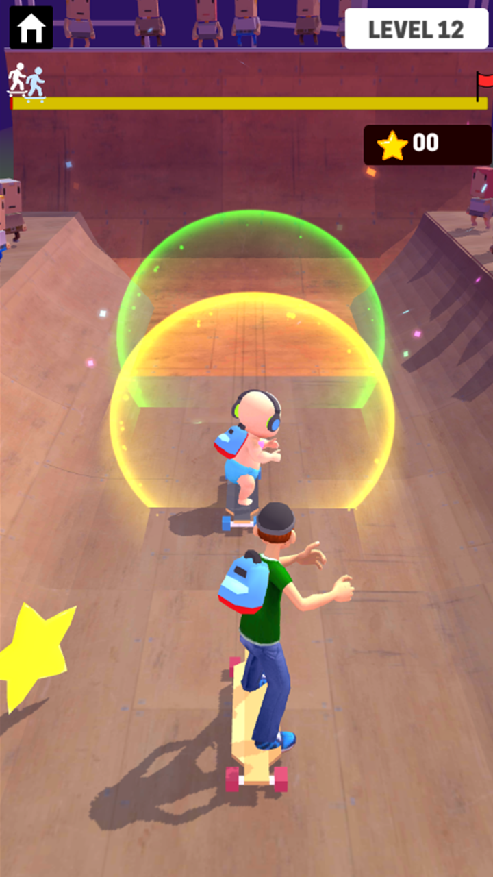 Baby and Daddy Runs Skater Board Crasher 3D - App on Amazon Appstore