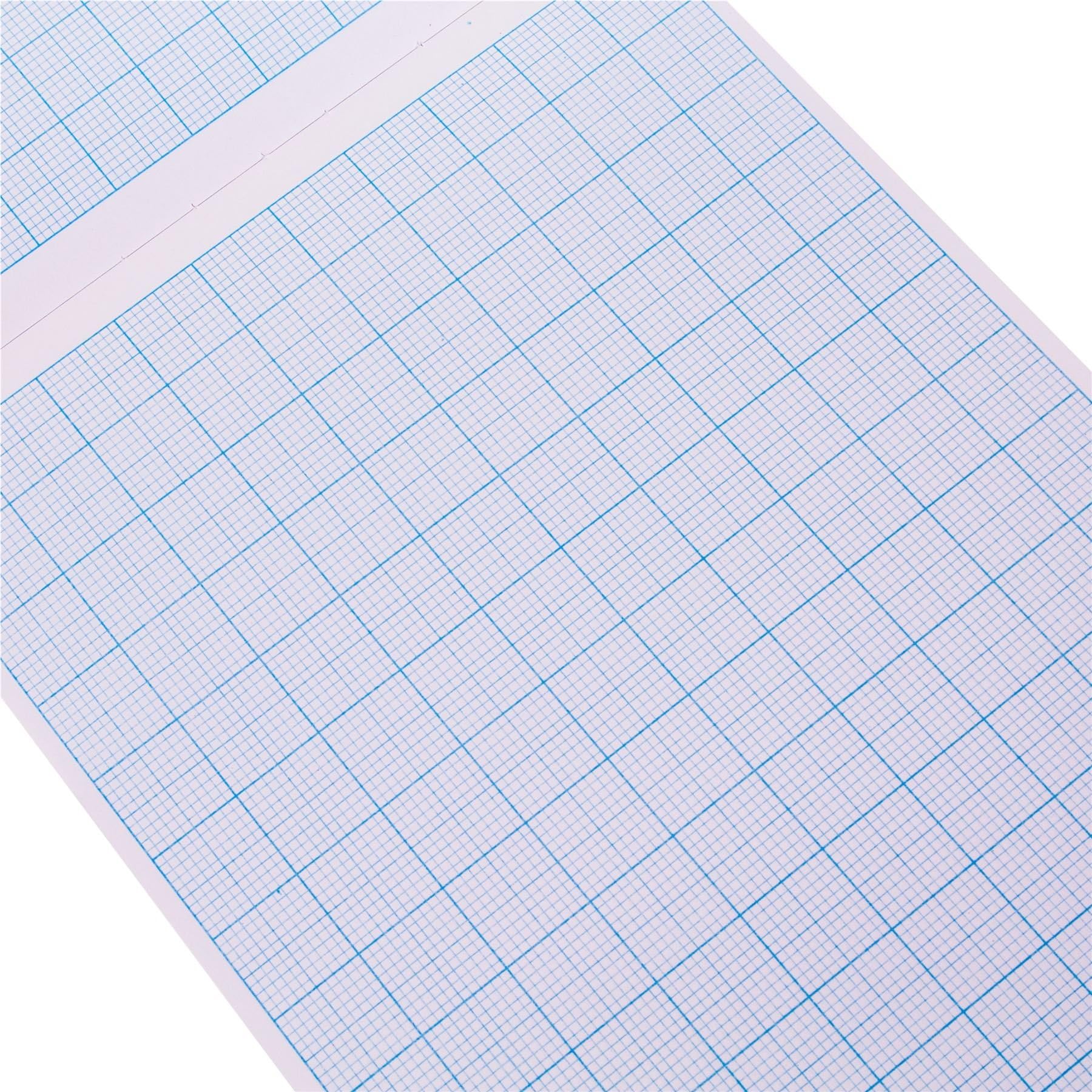 A4 Math Pad Graph Paper - 2/10/20mm Square Grid - 70 Page School/Office ...