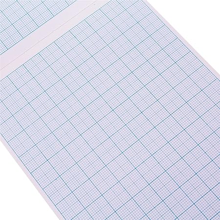 A4 Math Pad Graph Paper - 2/10/20mm Square Grid - 80 Page School/Office ...