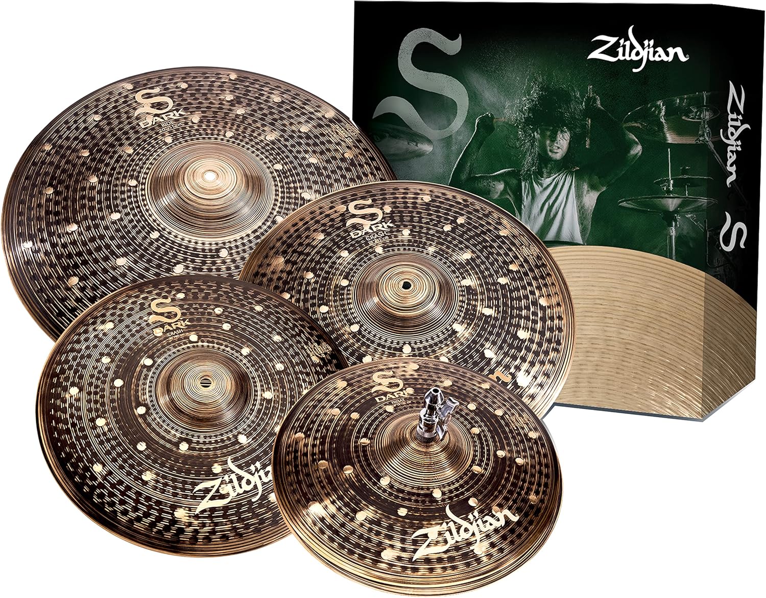 Zildjian SD4680 S Dark Cymbal Pack : Amazon.ca: Musical Instruments ...