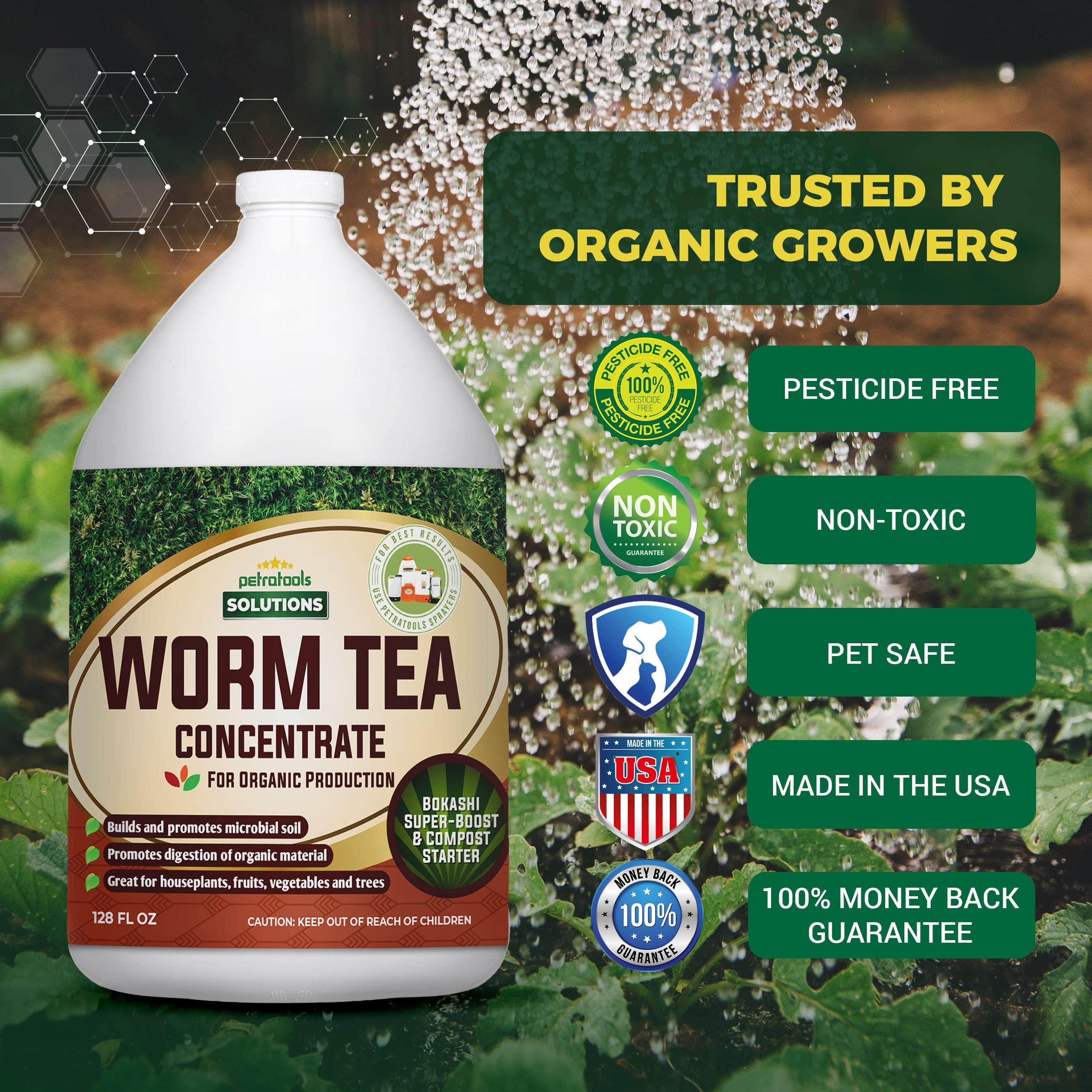 Snapklik.com : Worm Tea For Gardening Soil, Worm Tea Fertilizer Liquid ...