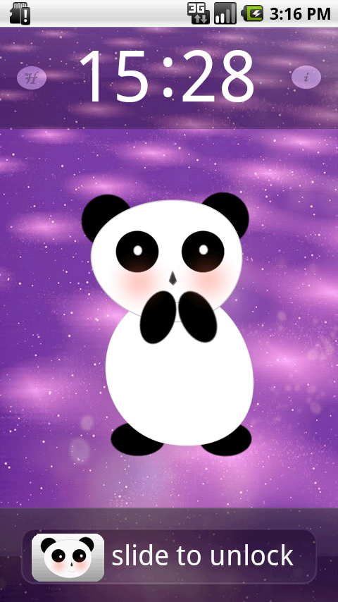 Dance Panda Lock Screen-Amazonアプリストアのアプリ