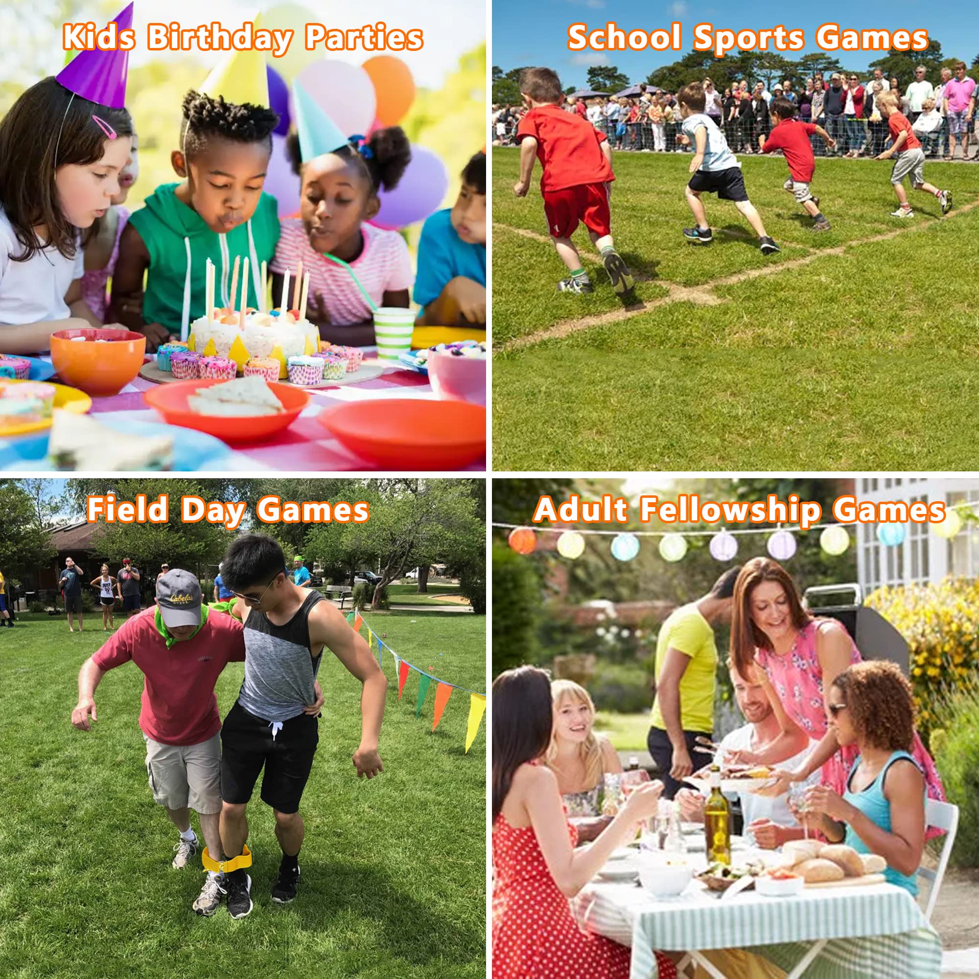 29PCS Potato Sack Race Bags, Egg and Spoon Race, Carnival Games 3 ...