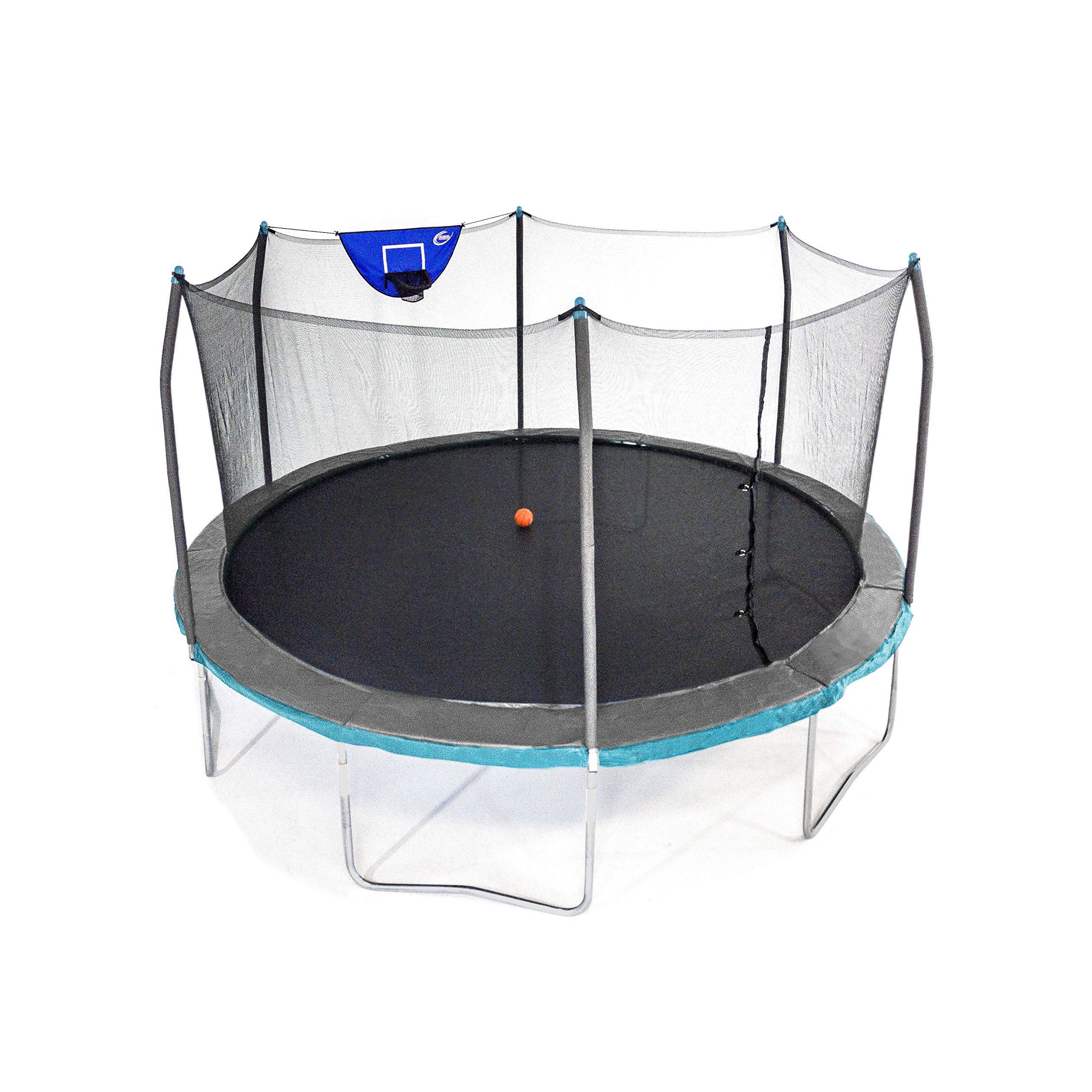 Snapklik.com : Skywalker Trampolines 15 Foot Jump N Dunk Round Trampoline
