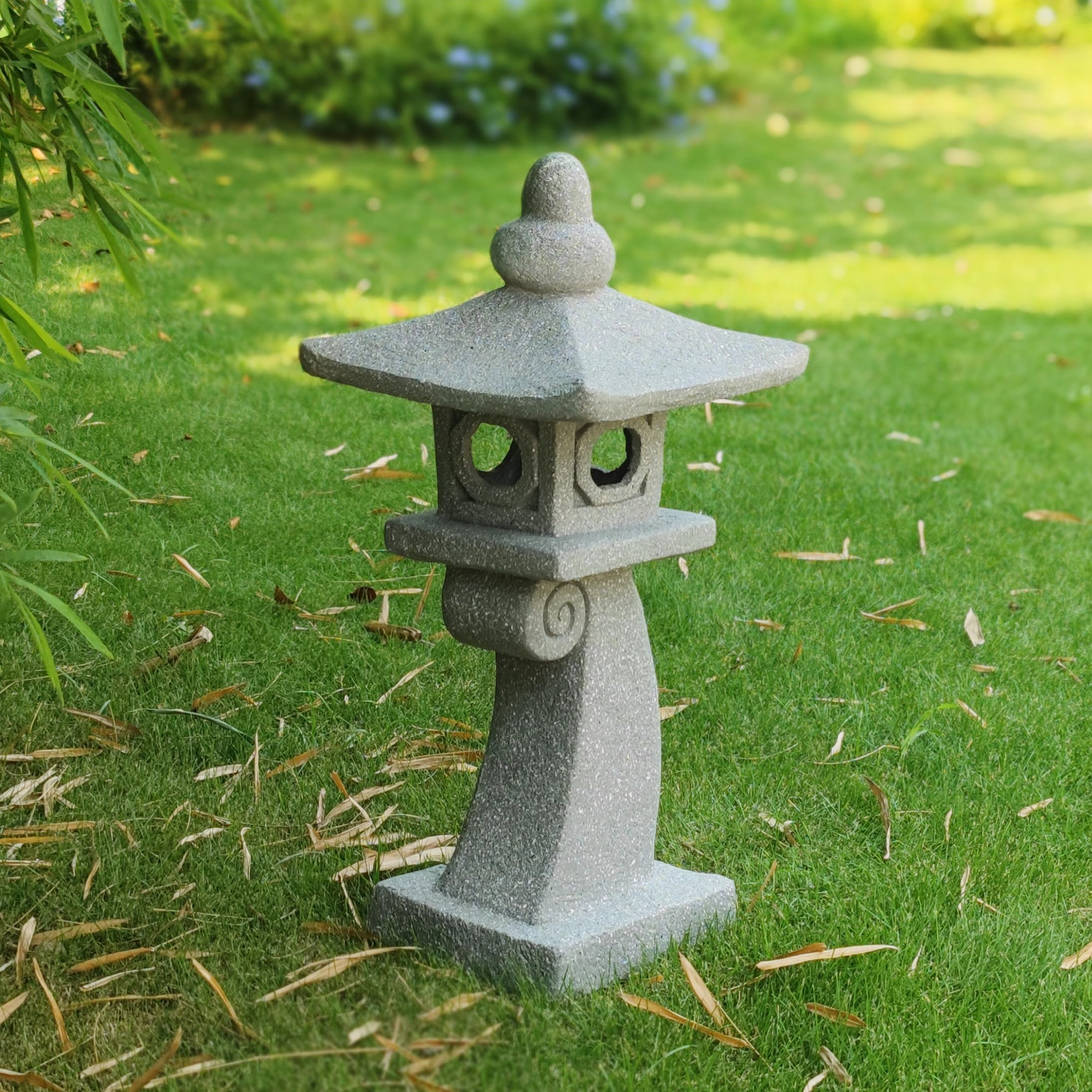 Amazon.com : Garden Pagoda Concrete Japanese Stone Lantern,Oriental ...