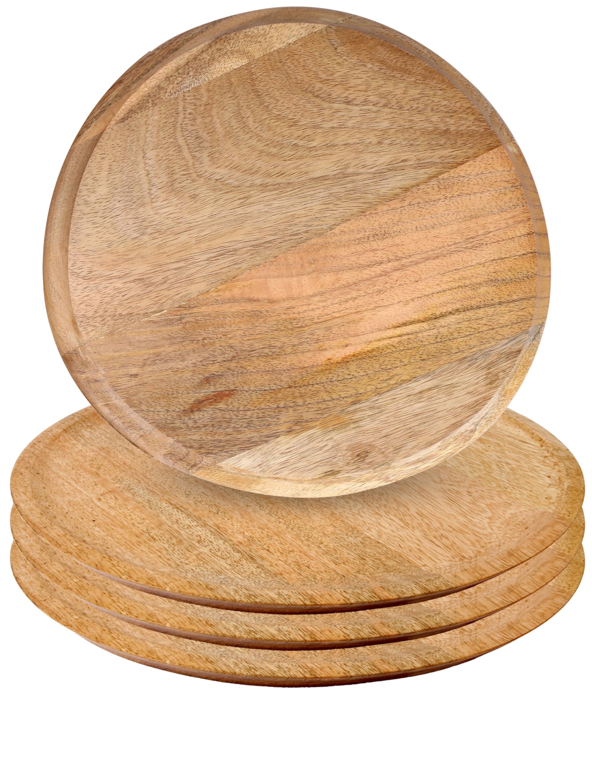 Amazon.com | Alpha Living Home Wood Chargers,Wood Charger Plate,Wooden ...