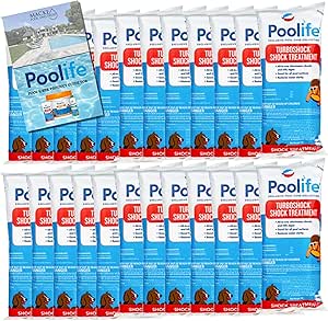 Amazon.com : Turboshock Poolife 1lb Bags 24 Pack for Shocking Your ...