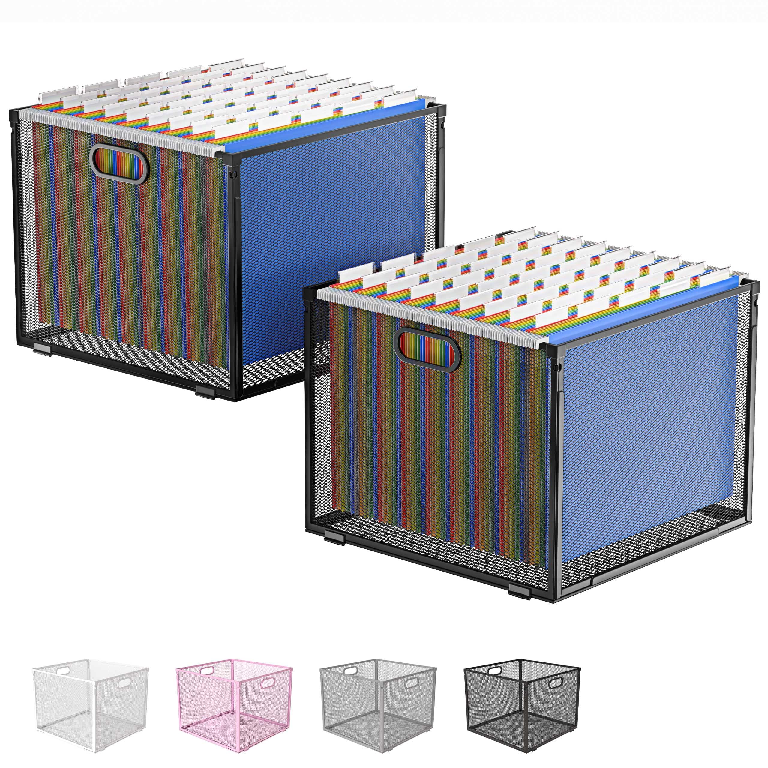 Snapklik.com : Oterri Hanging File Organizer, Metal File Organizer ...