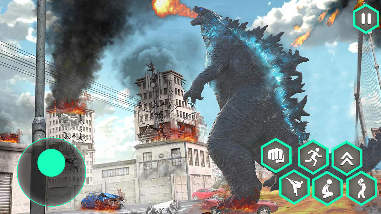 Godzilla Vs Kaiju Monster Fighting Rampage Vice City Battle Games 2024 ...
