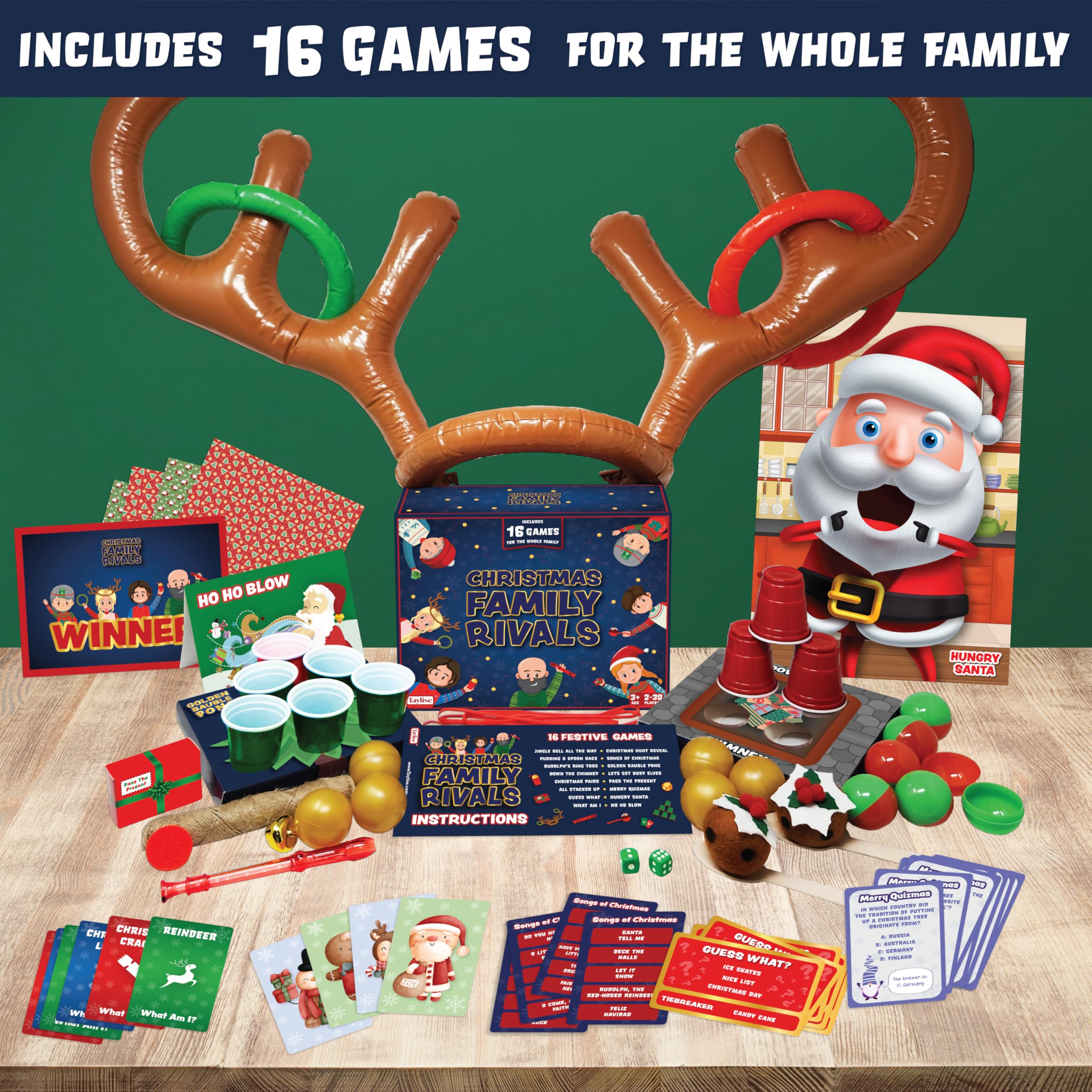 Christmas Family Rivals 16 CHRISTMAS GAMES – For Children, Family, Kids ...