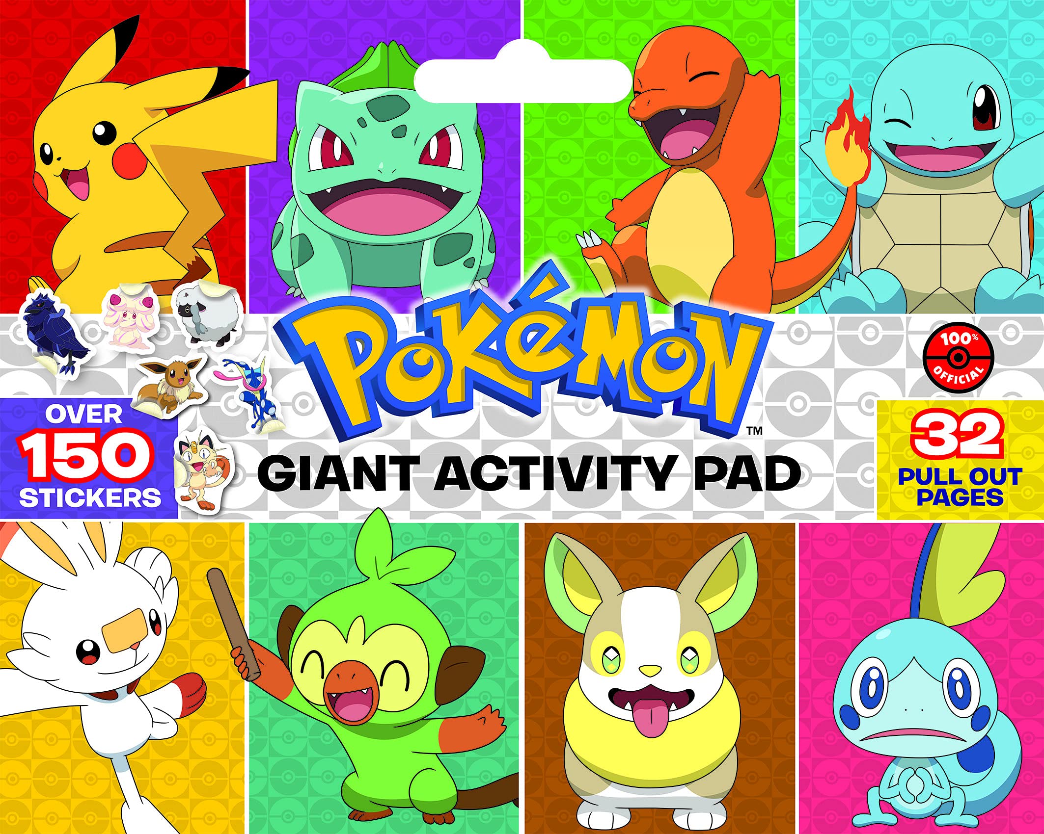 PokeMon: Giant Activity Pad (Pokemon): Kelly Parra: 9781761121425 ...