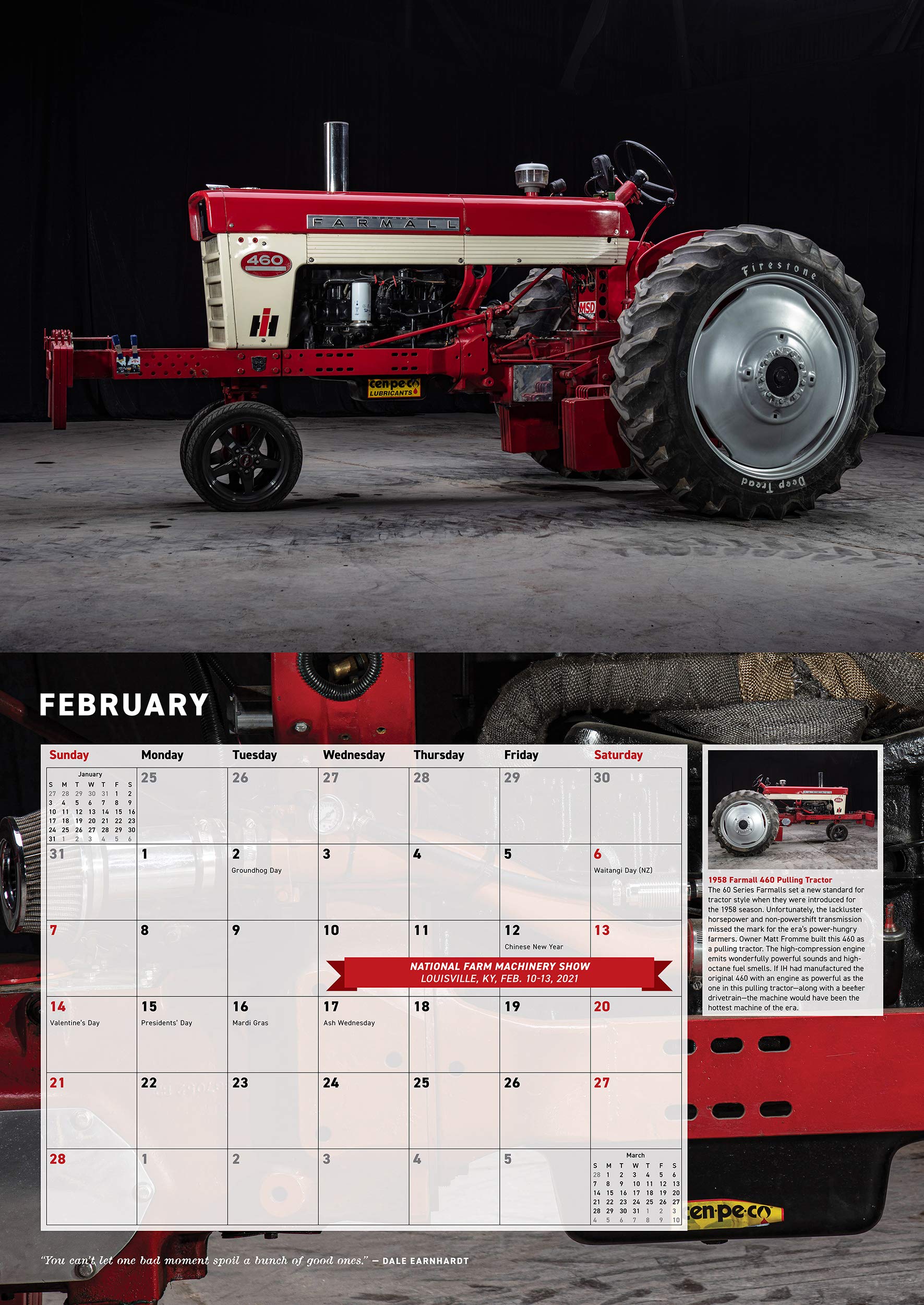 Snapklik.com : Farmall Tractors Calendar 2021