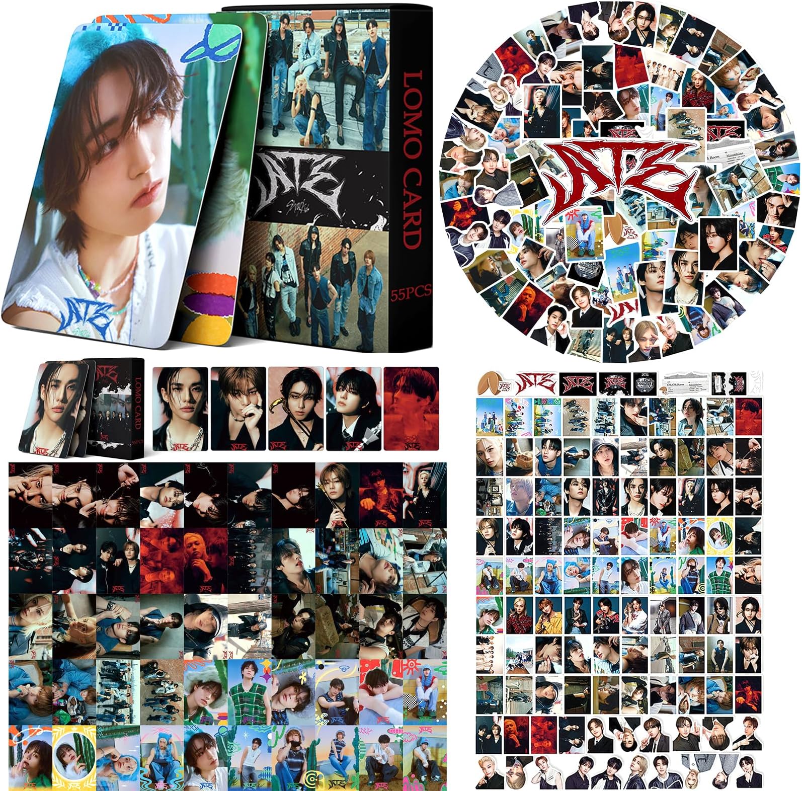 Amazon.com: KPOPBP Stray Kids ATE Album Merch Gift Box Set Kpop ...