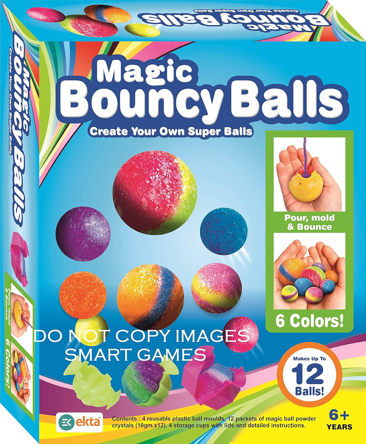 Buy EKTA Magic Bouncy Balls- Multicolor Online at Low Prices in India ...
