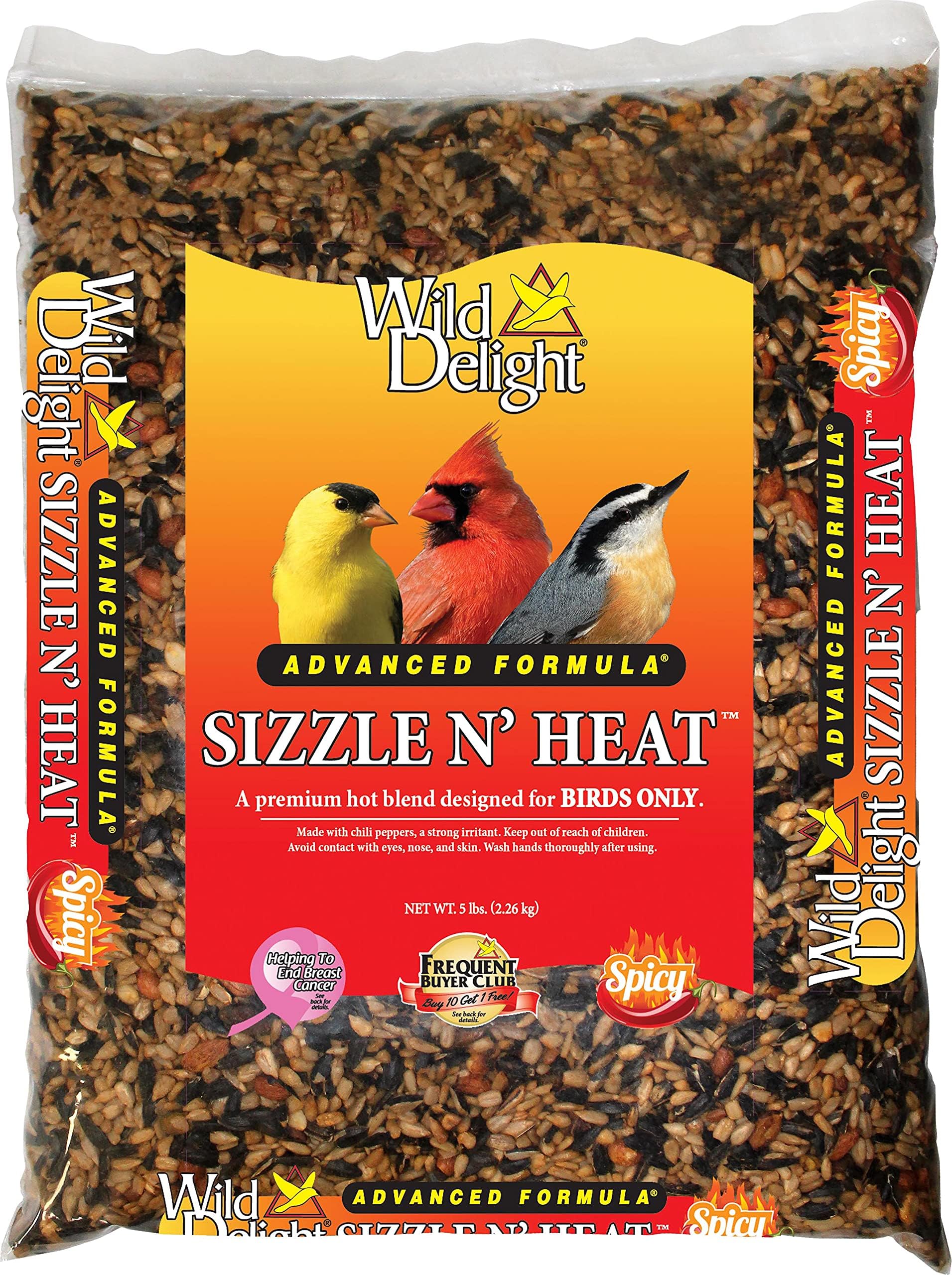 Amazon.com: Cole's HM20 Hot Meats Bird Seed, 20-Pound : Patio, Lawn ...
