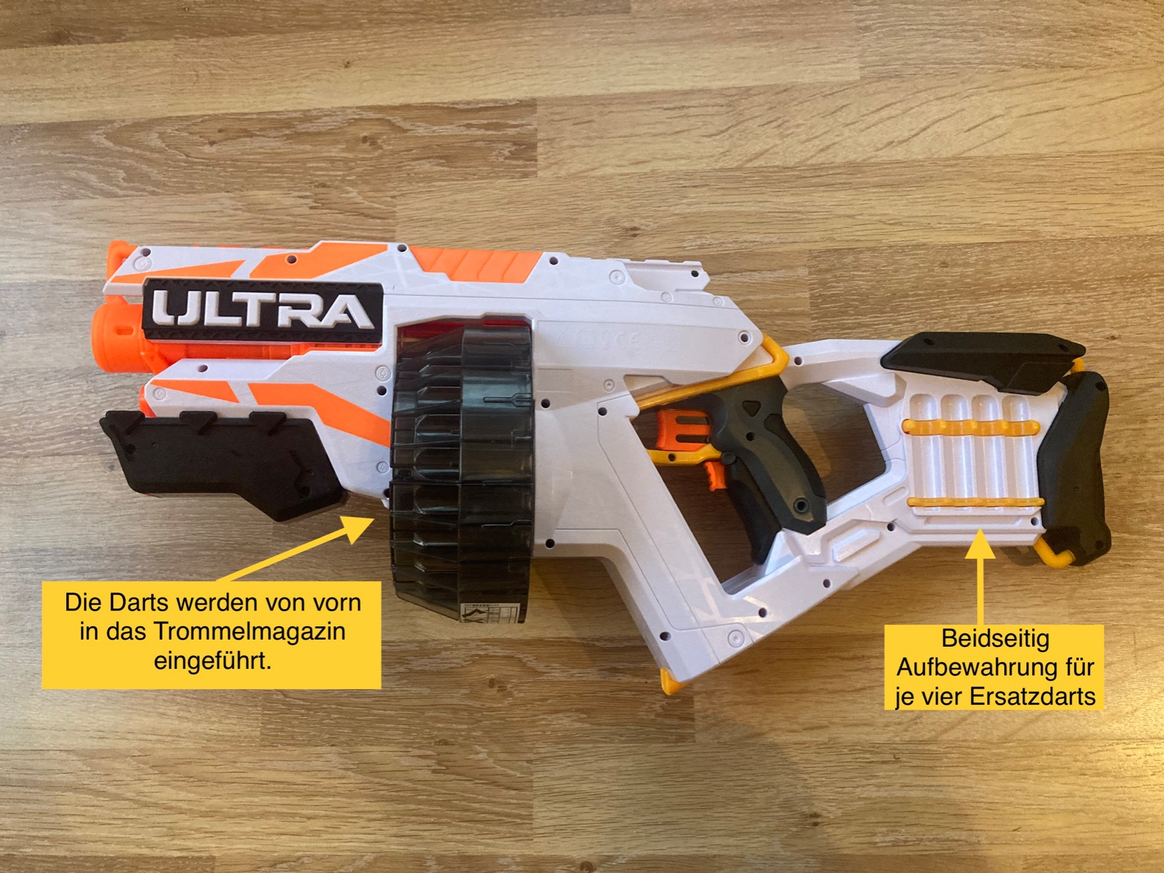 Hasbro E6596EU4 Nerf Ultra One Motorized Blaster – Weiterentwickeltes ...