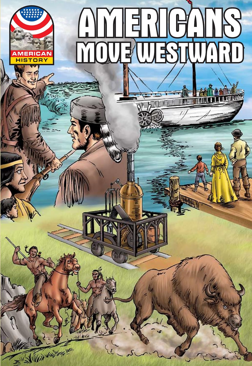 Amazon.com: Americans Move Westward 1800-1850 (Graphic US History ...