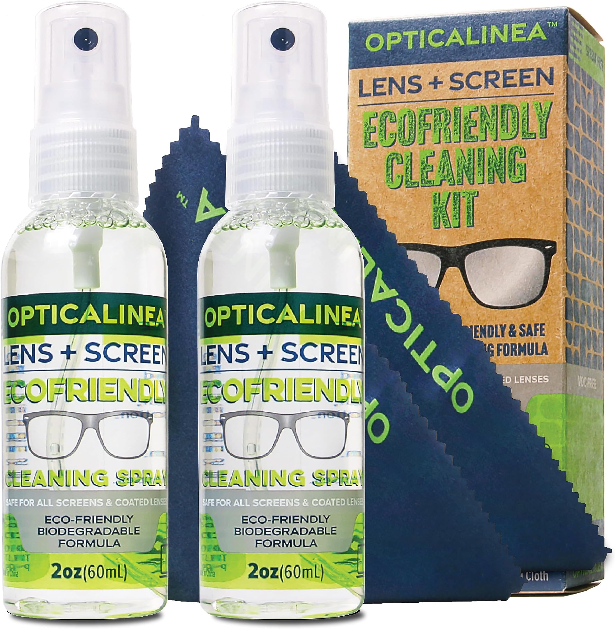 Amazon.com: EVEO Eyeglass Cleaner Spray - No Streaks Technology with ...
