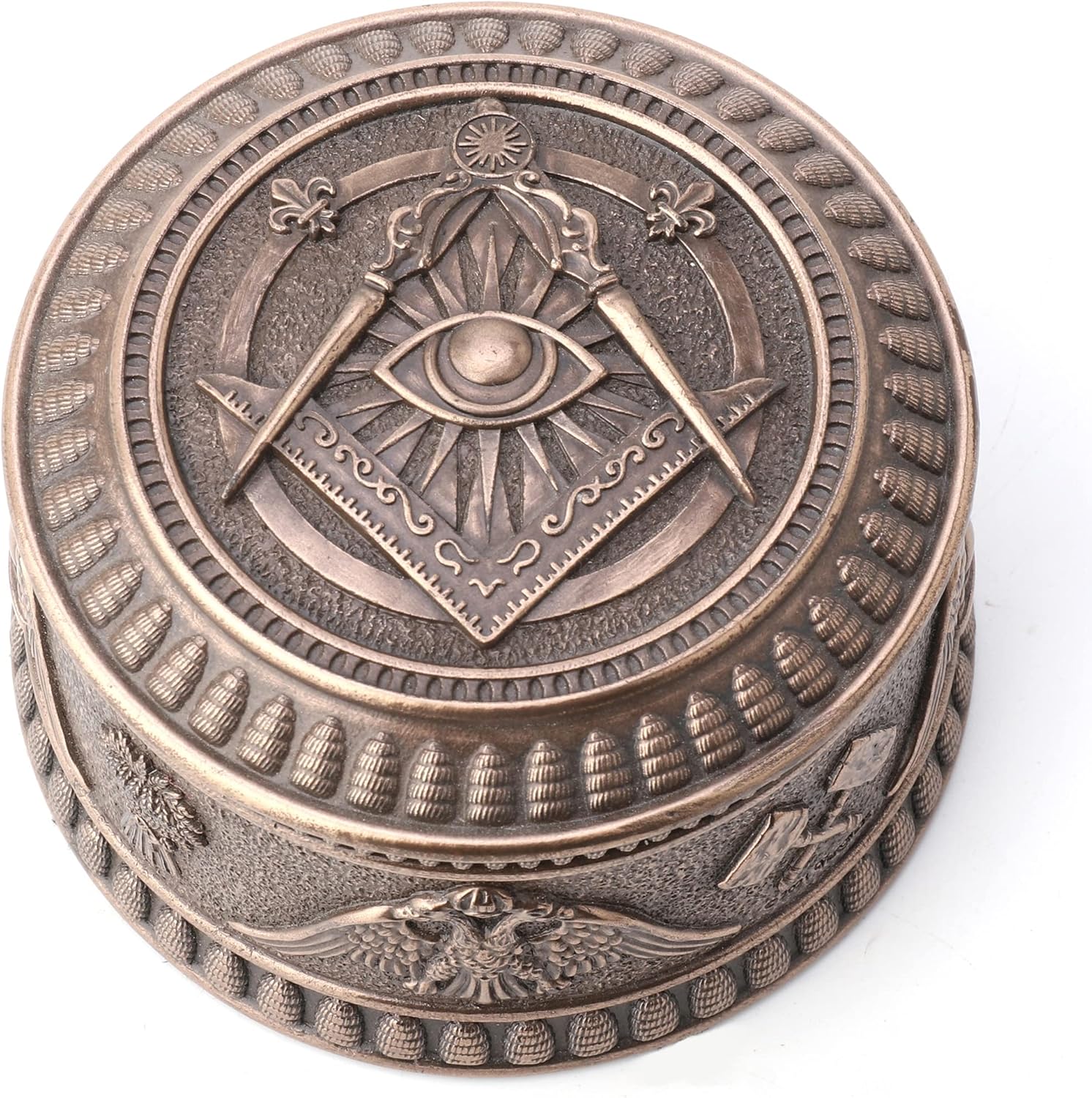 Amazon.com: Veronese Design 2 3/8" Tall Masonic Eye of Providence Round ...