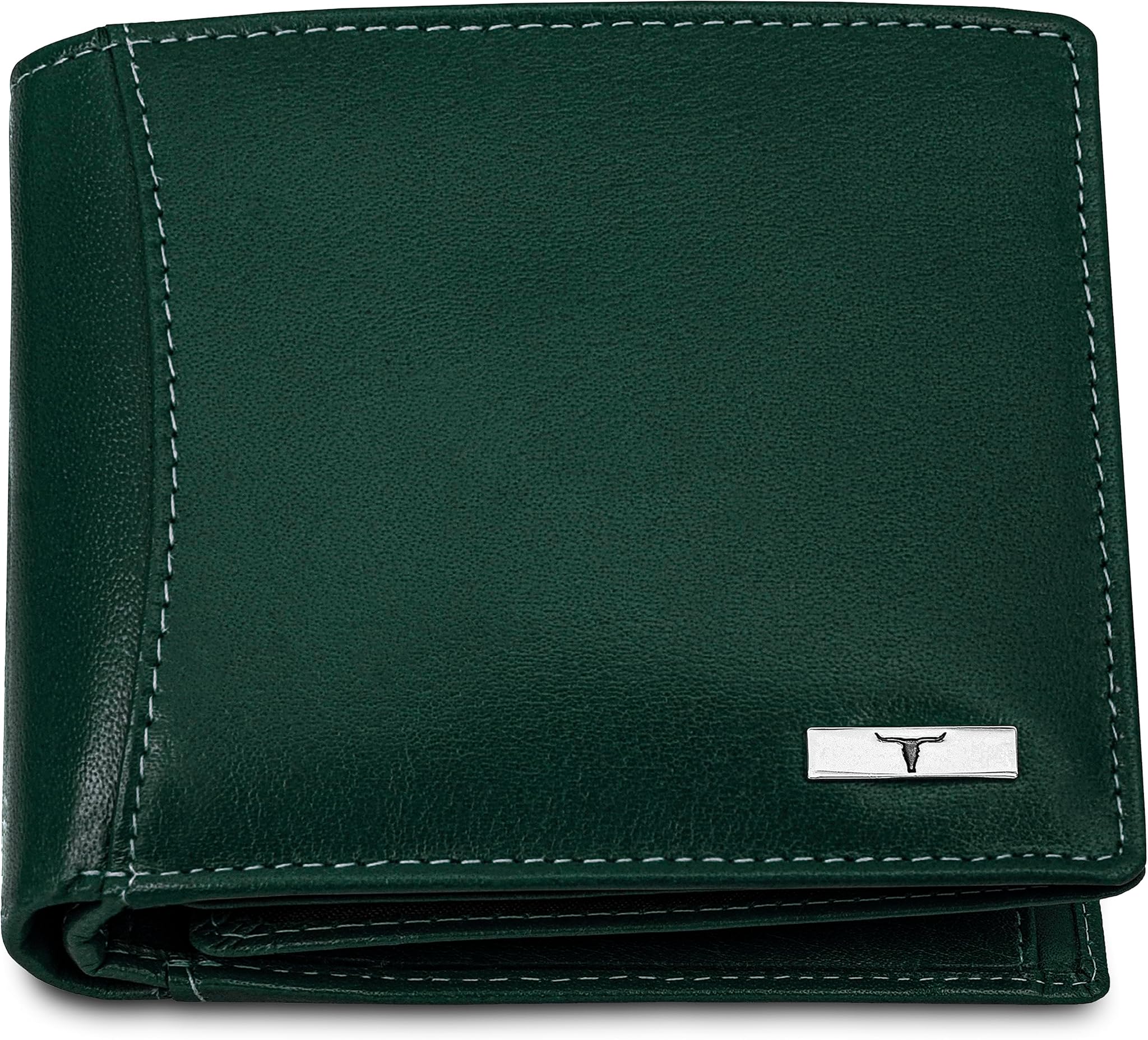 Urban Forest Oliver Leather Wallet For Men Aniline Green Contemporary ...