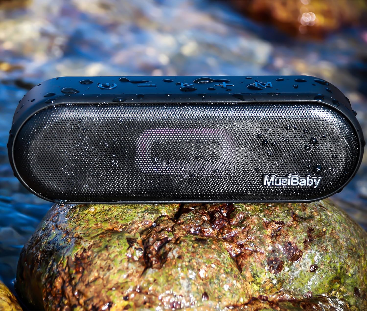 Buy Bluetooth Speakers,MusiBaby M33 Speaker,IPX7 Waterproof Bluetooth ...