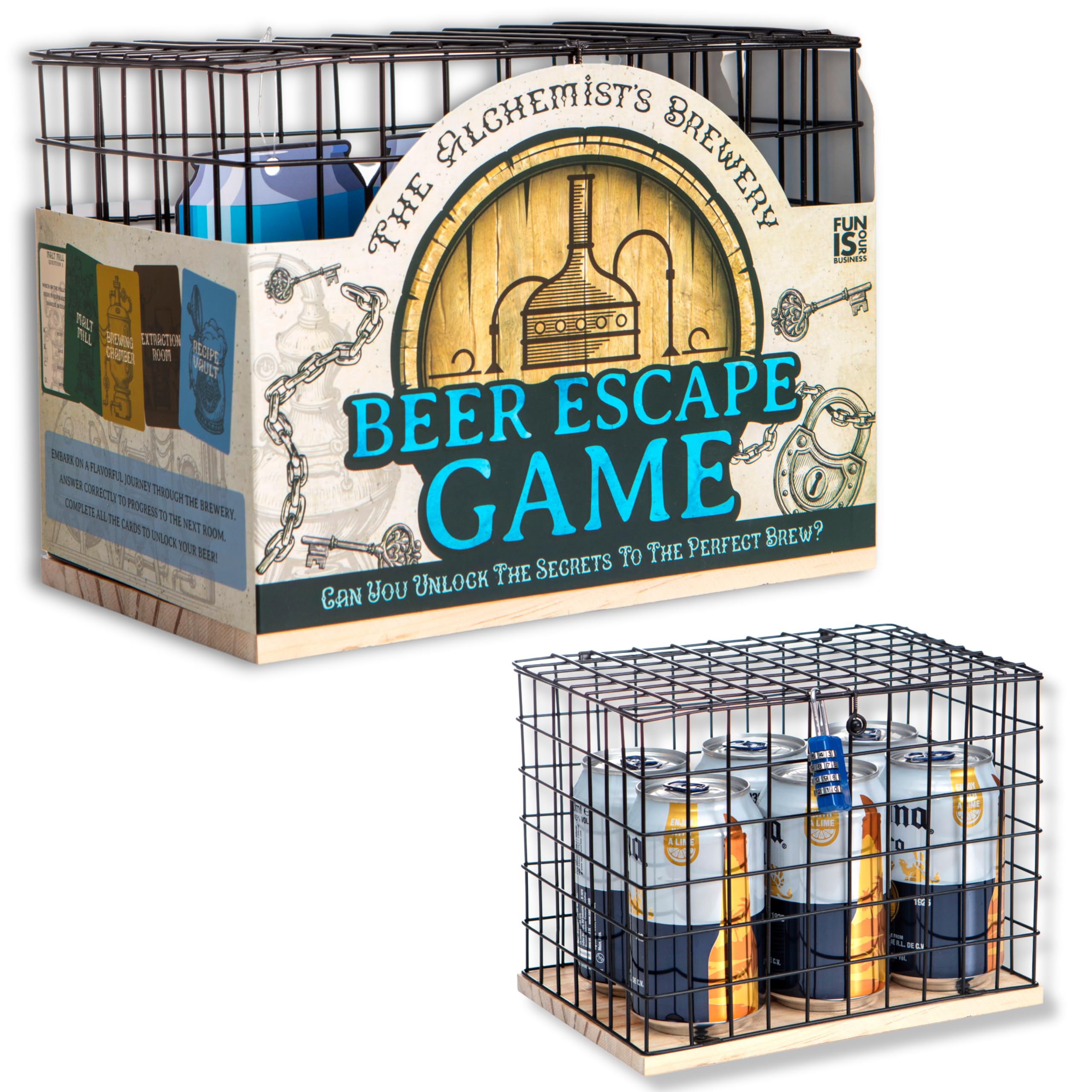 Boxer Gifts Escape Room-Novelty Beer Gifts For Men-Brain Teaser Puzzles ...
