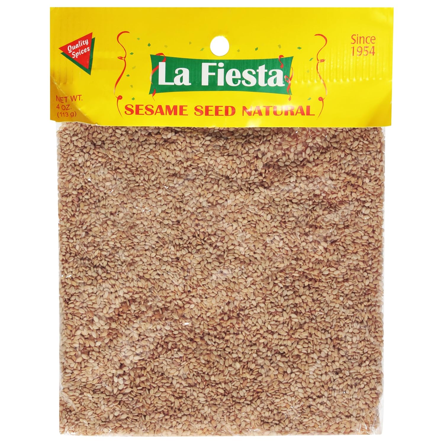 Amazon.com: La Fiesta, Natural Sesame Seed, 4 Ounce : Grocery & Gourmet ...
