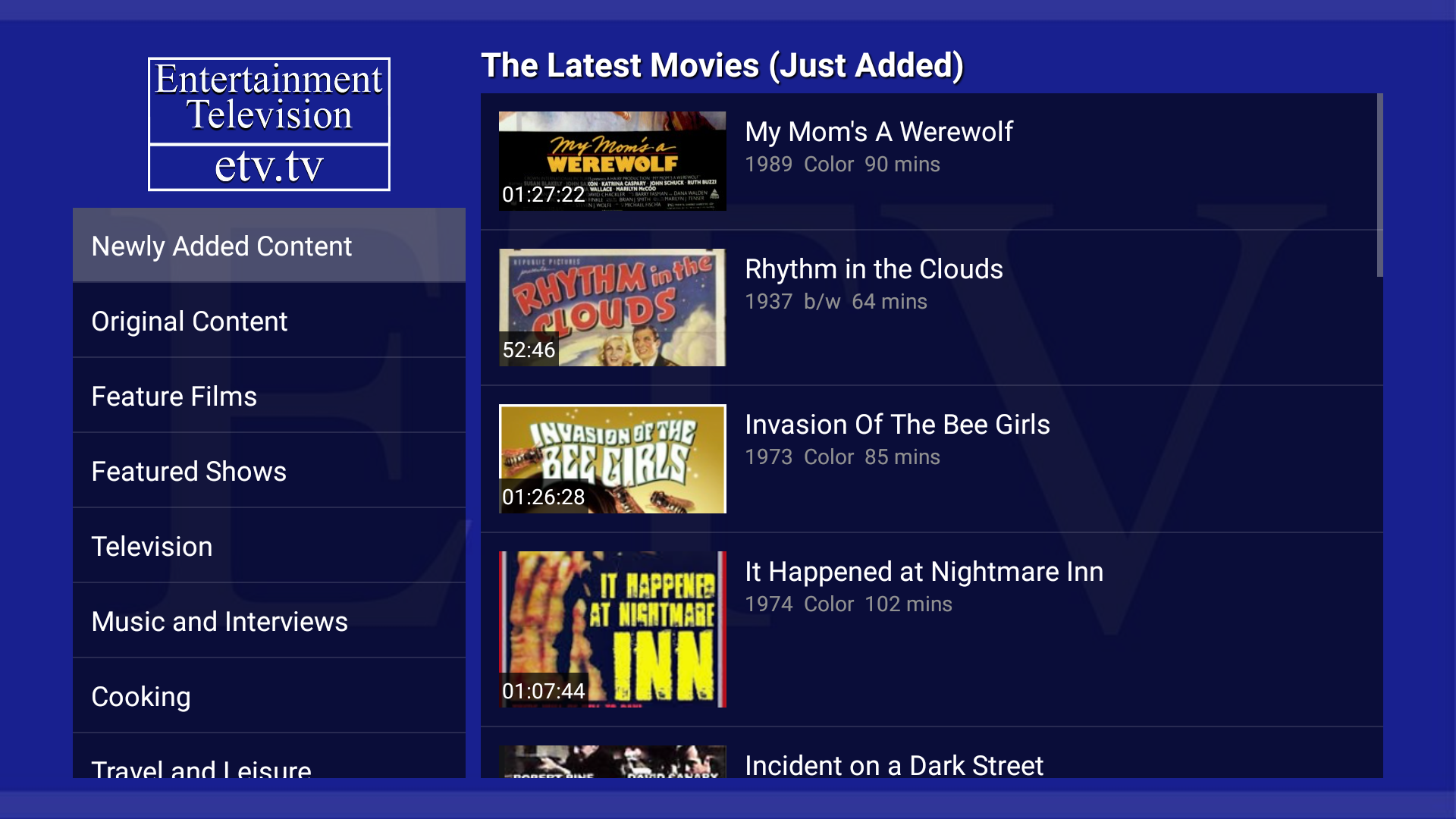 Entertainment Television etv.tv - App on Amazon Appstore