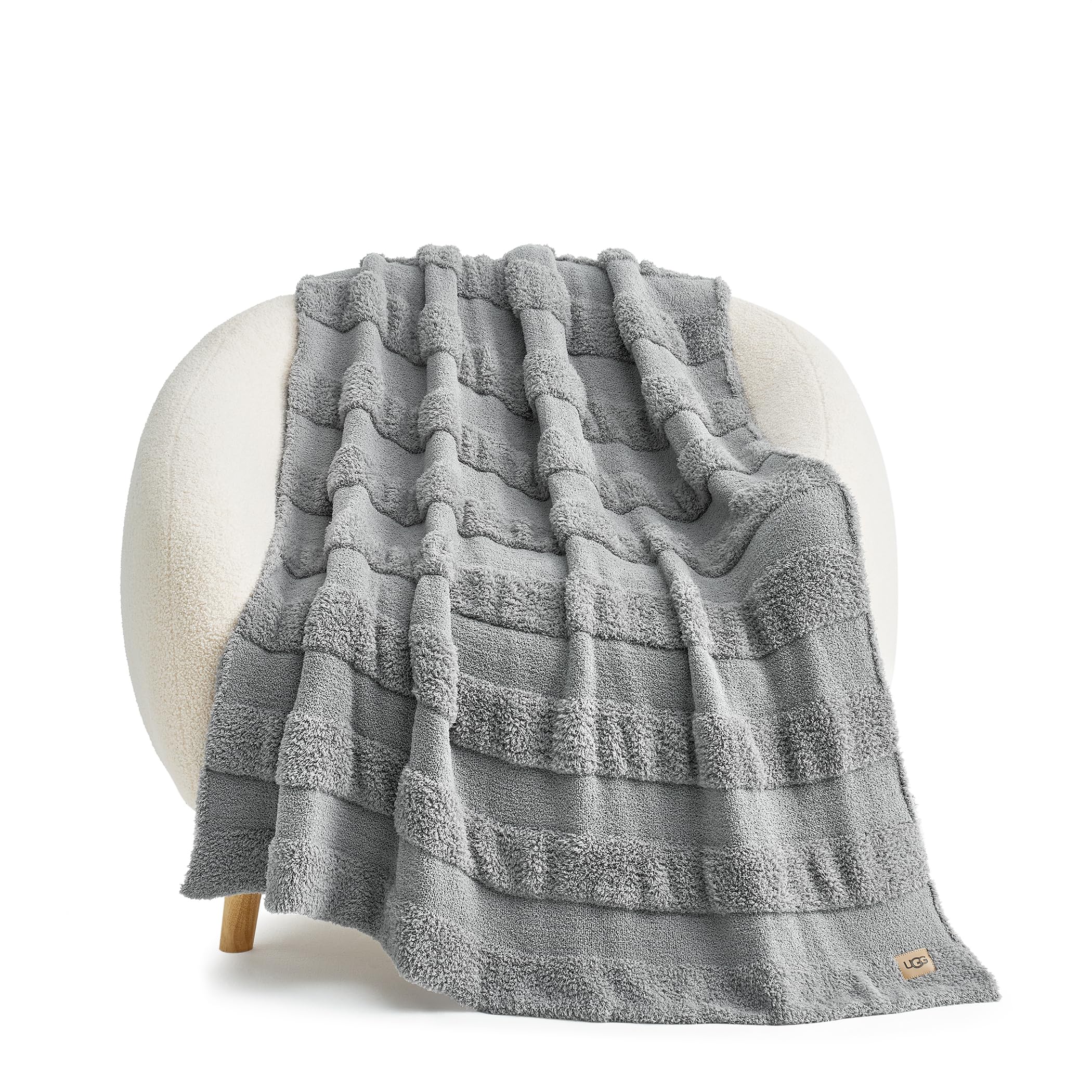 UGG Seneca Plush Reversible Throw Blanket for Luxury Hotel Style Couch ...