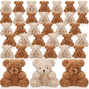 Amazon.com: Chivao 36 Pcs Graduation Mini Plush Bear Bulk 4 Inch ...