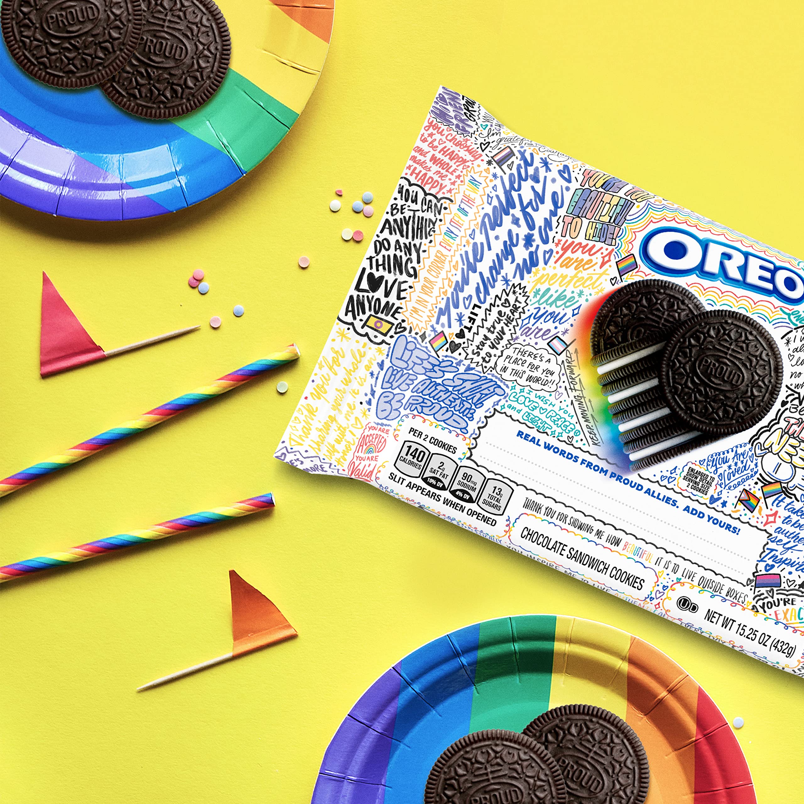 Rainbow Oreo Wallpaper