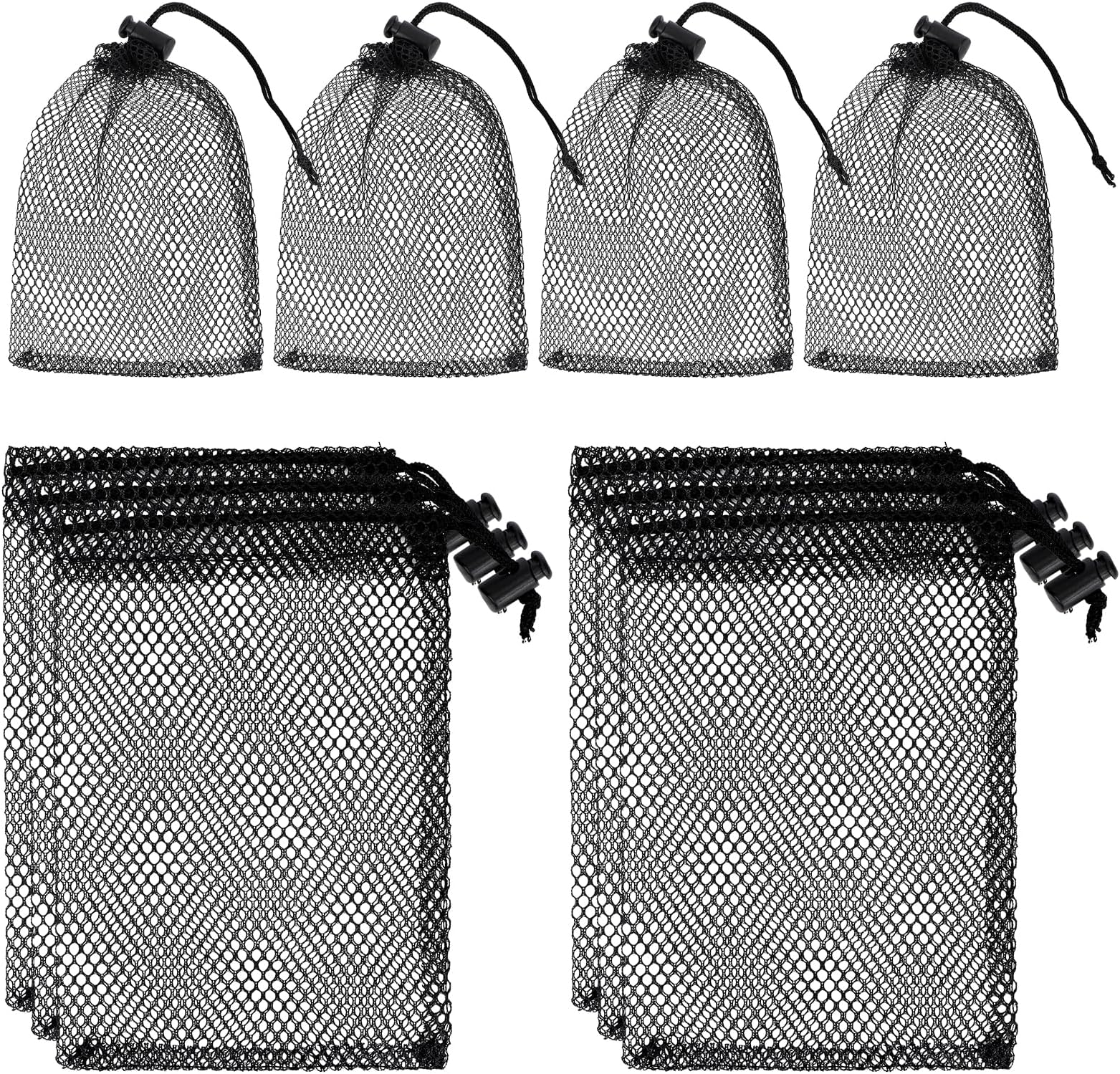 Amazon.com: 6PCS Small Mesh Drawstring Bags, 7.87 × 5.9 Inch Nylon Mesh ...