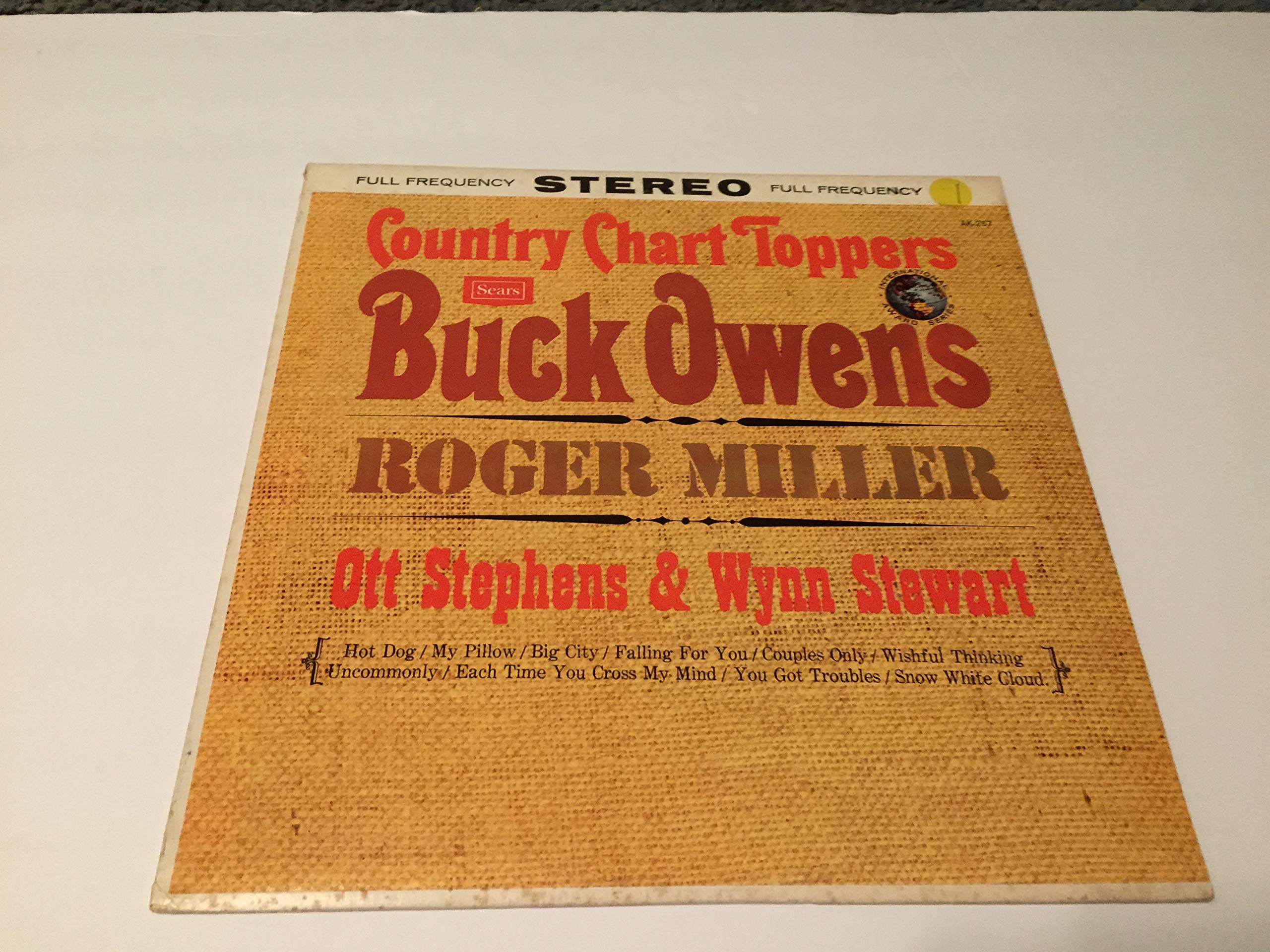 Amazon.com: COUNTRY CHART TOPPERS VINYL LP RECORD ALBUM: CDs & Vinyl