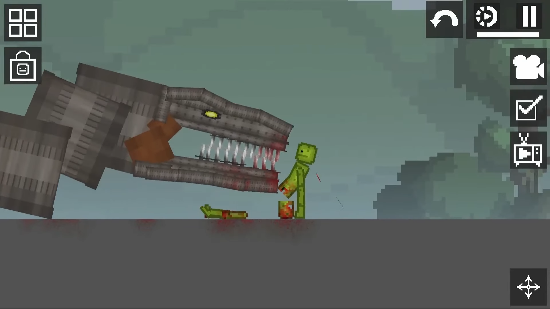 Titans Monsters Attack Humans in People Simulators and Playgrounds Mods ...