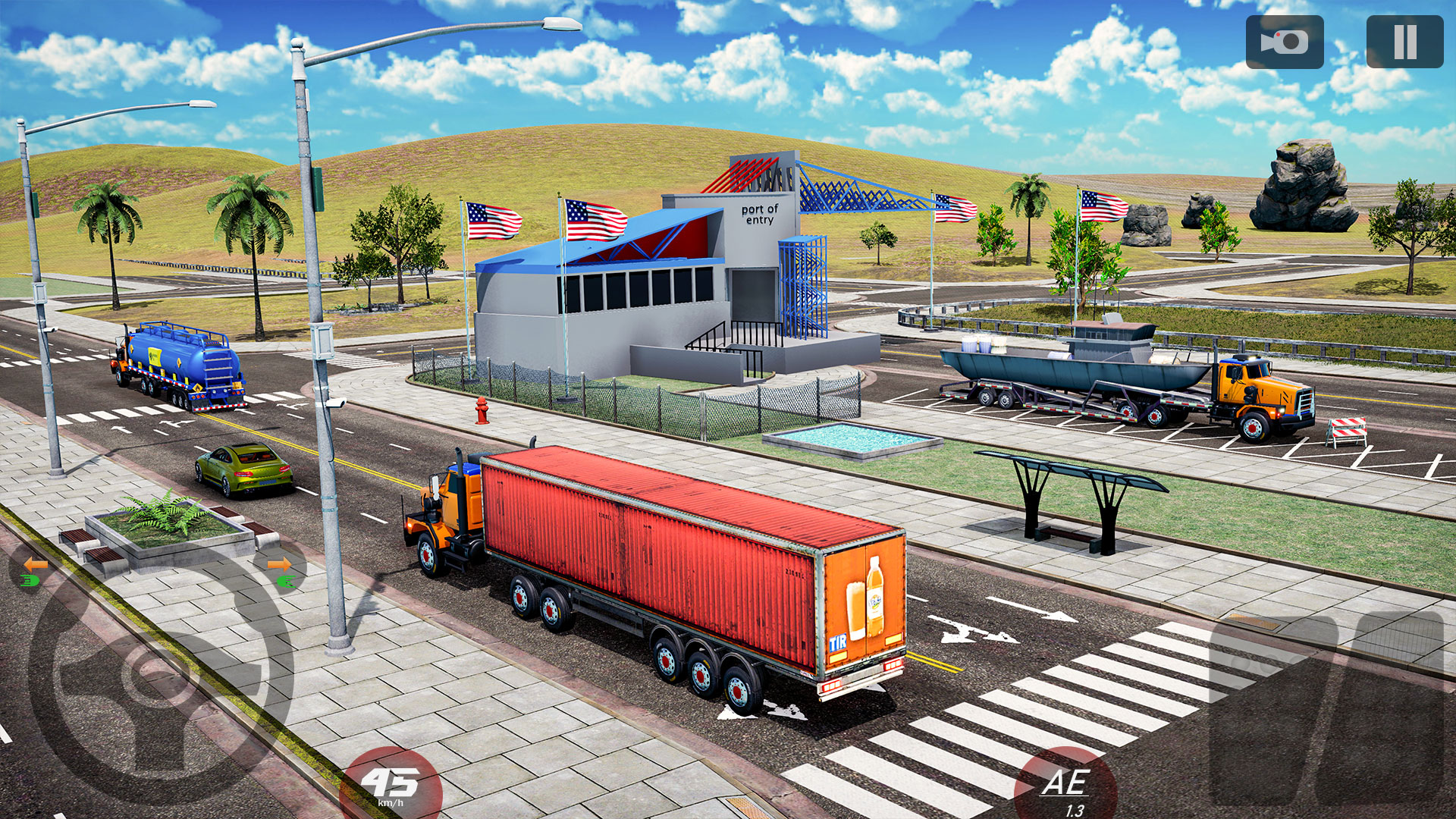 US Modern City Transport Truck Simulator Games 3D - Grand City ...