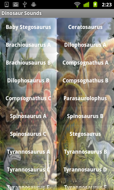 Dinosaur Sounds - App on Amazon Appstore