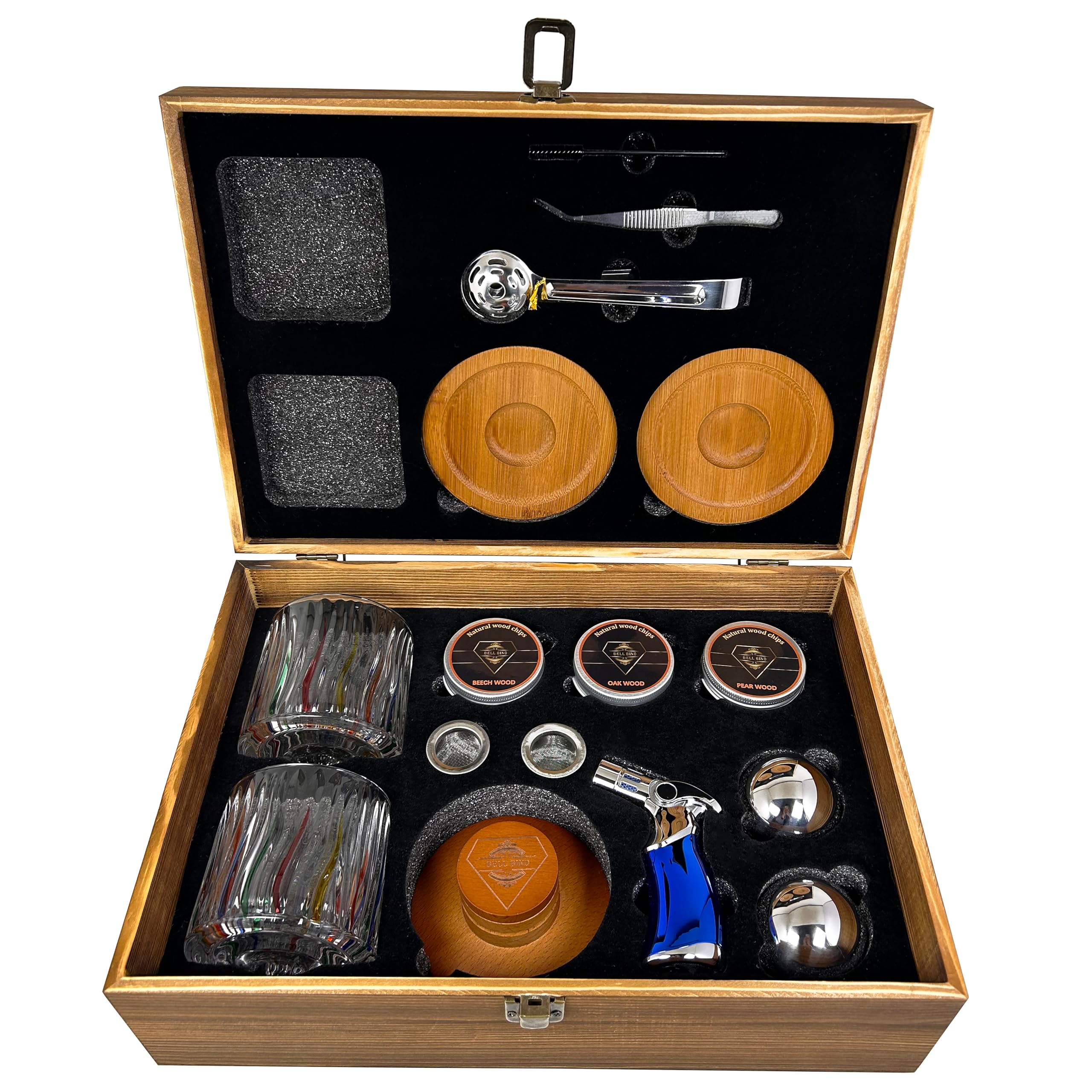 Amazon.com: Luxury Cocktail Smoker kit with Torch Old Fashioned Bourbon ...