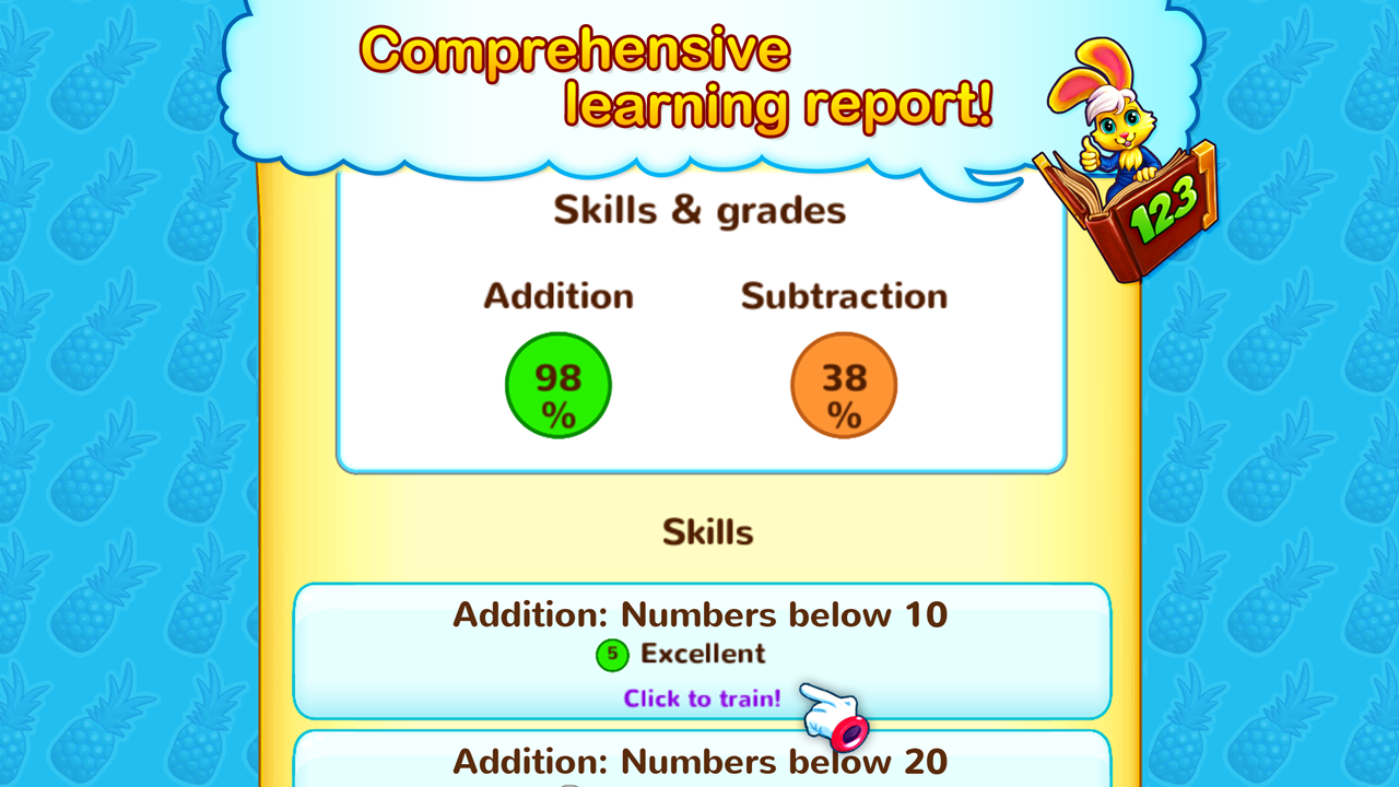 Wonder Bunny Math Race: 1st Grade Kids Advanced Learning App for ...