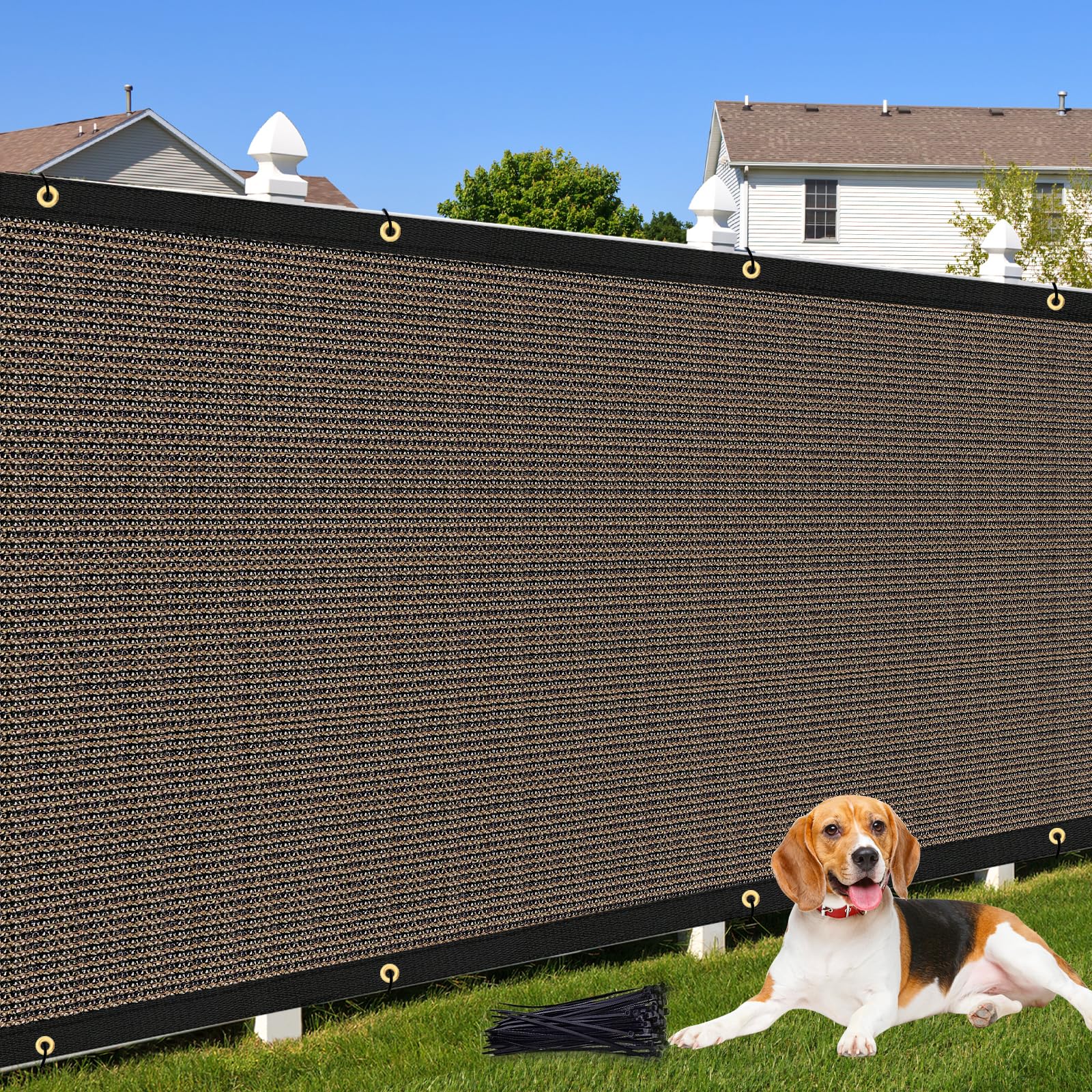 Amazon.com : Cisvio 5ft x50ft Privacy Screen Fence 90% Blockage Heavy ...